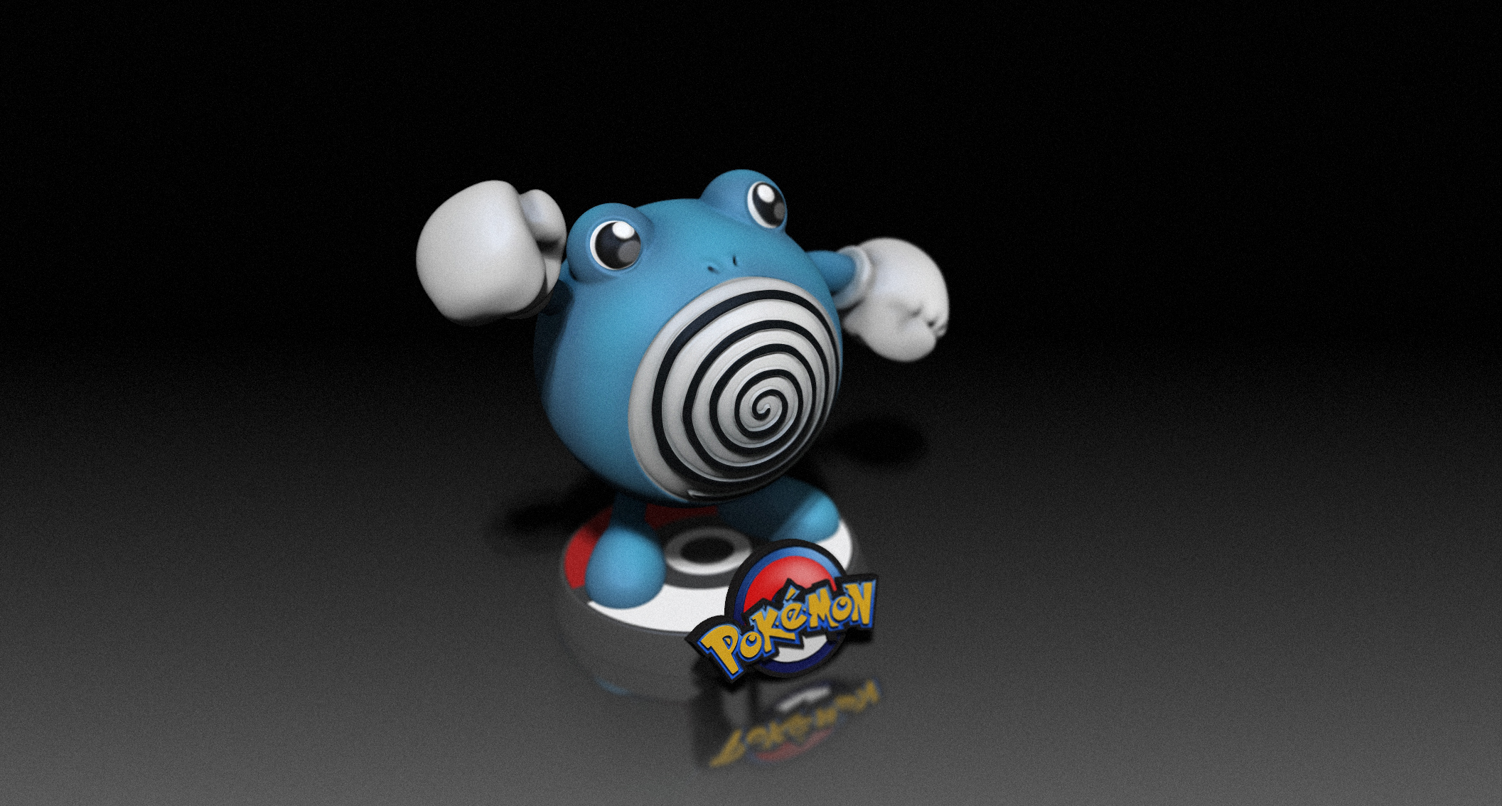 STL file Poliwhirl Poliwag & Poliwrath EVOLUTION - FAN ART - POKÉMON ...