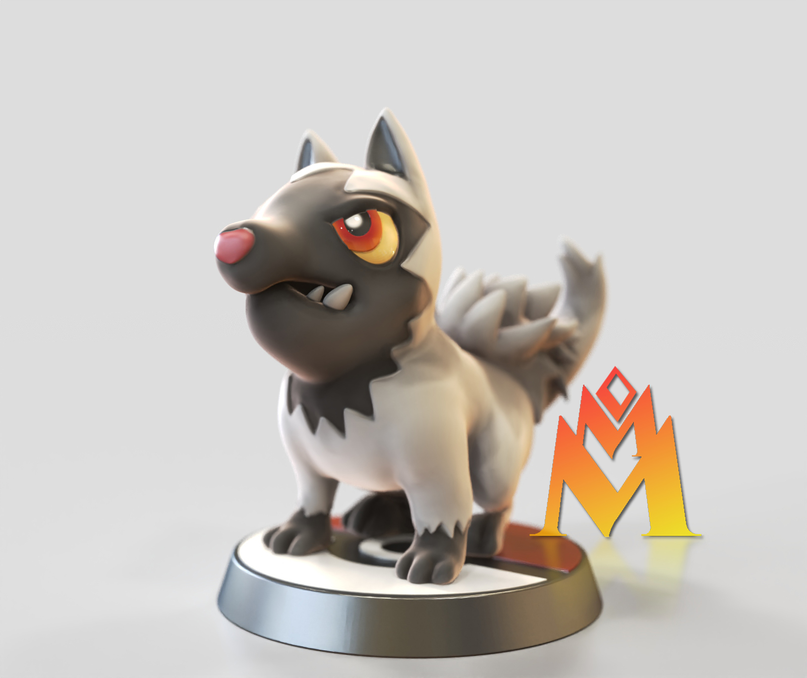 STL file 12 in 1 miniature Canine type Pokémon -dog type -fanart ...