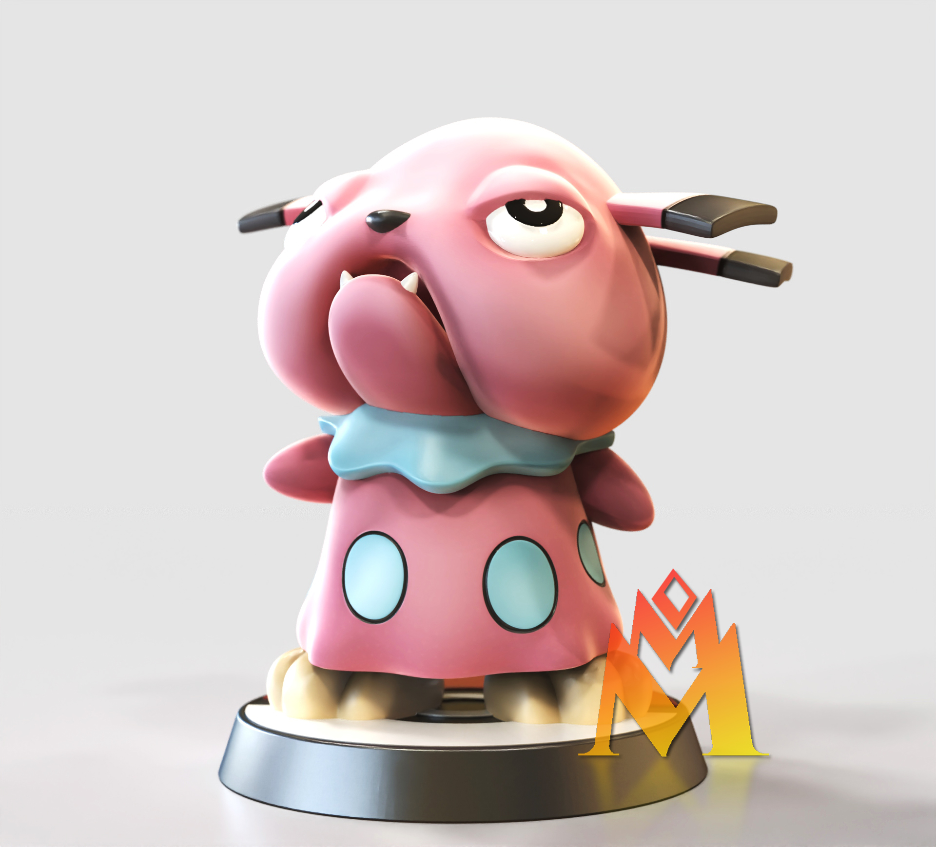 STL file Snubbull - POKÉMON FIGURINE - POKÉMON UNIT 🐉 ・3D print design ...
