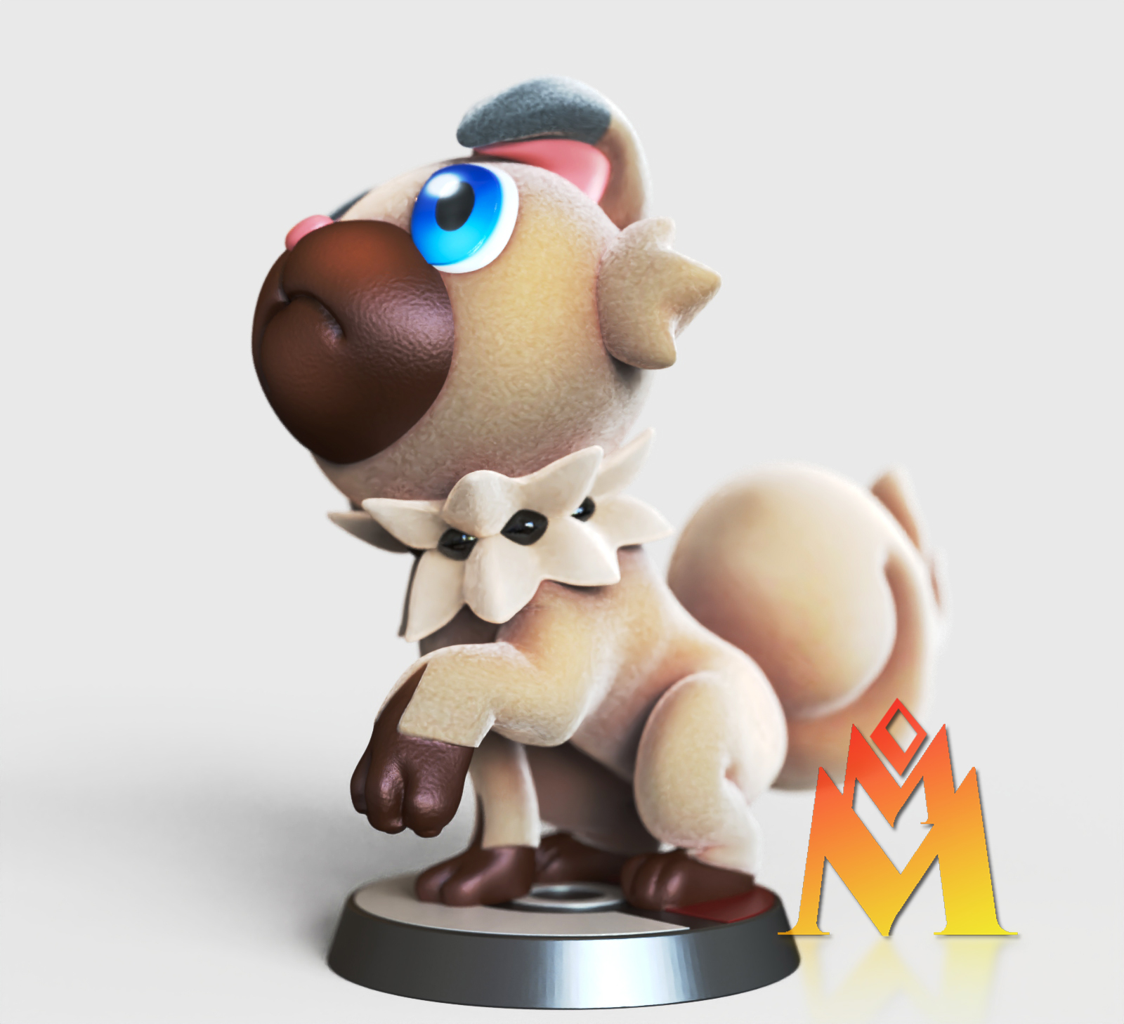 Archivo STL Rockruff - FIGURA POKÉMON - UNIDAD POKÉMON 🐉 ・Plan de ...