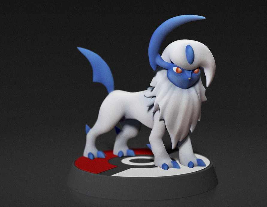 Archivo STL Absol - POKÉMON FIGURINE - POKÉMON UNITE 🐉・Idea de ...