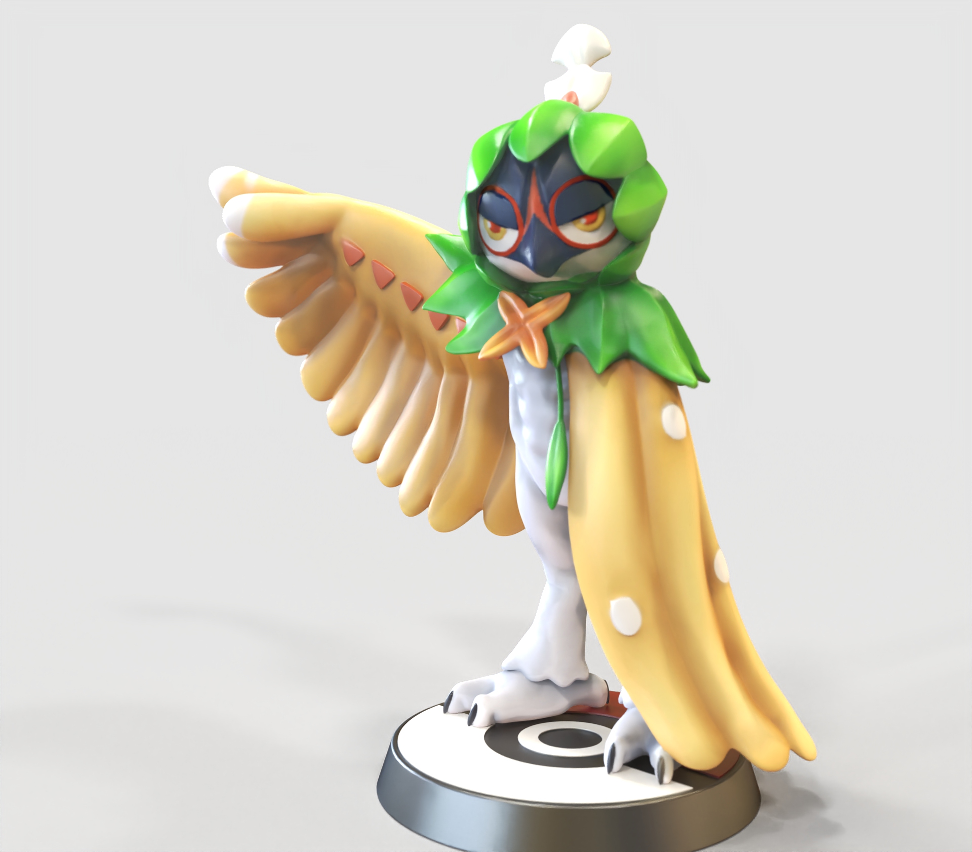 🎨 DECIDUEYE V2 - FAN ART - FIGURA POKÉMON - POKÉMON UNITE・Archivo STL ...