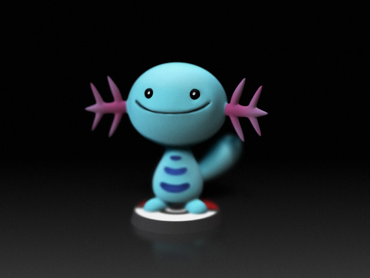 🎨 Wooper - FAN ART - POKÉMON FIGURINE - 3D PRINT MODELHERACROSS・ STL ...