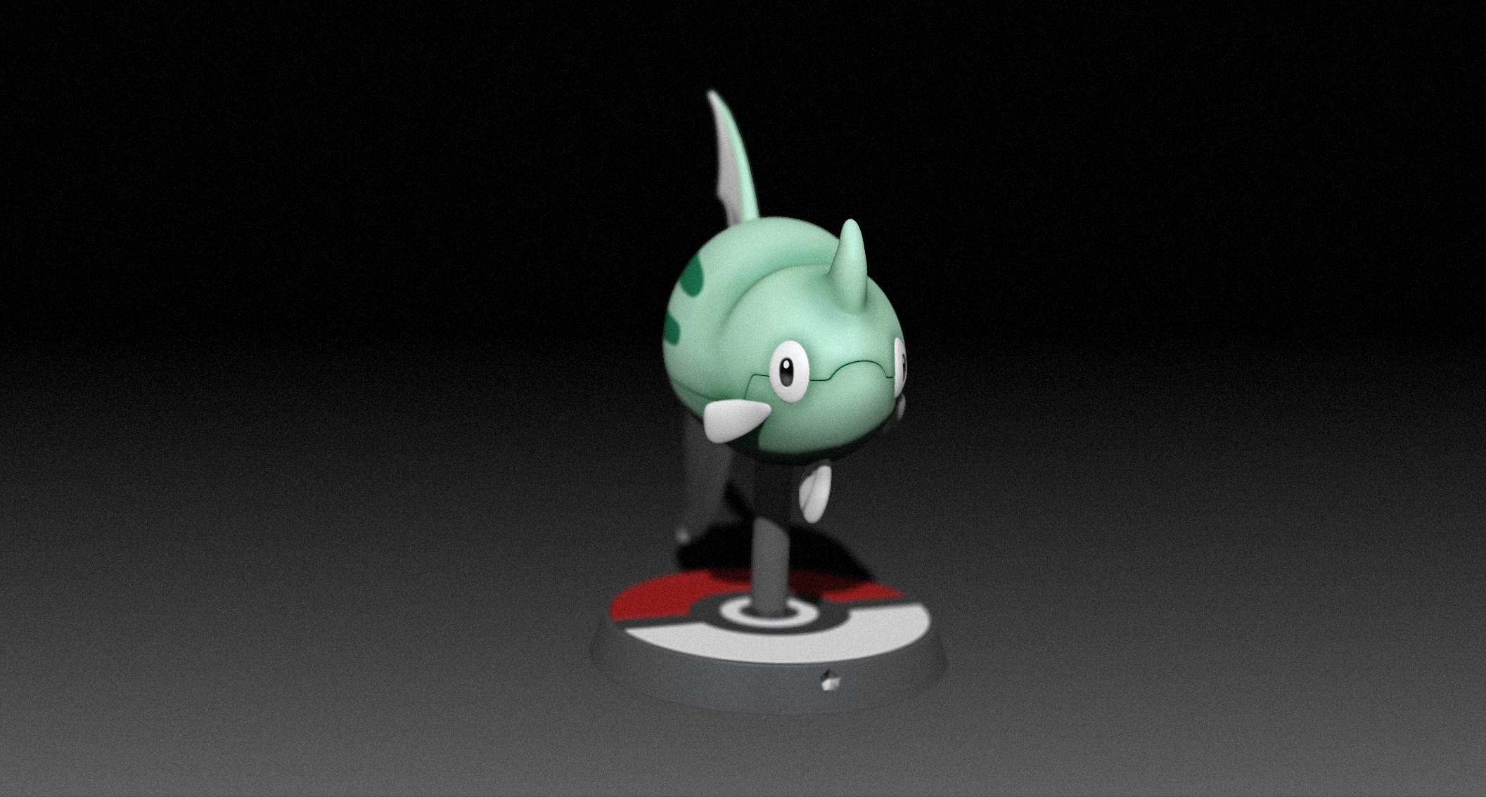 STL file Remoraid - POKÉMON FIGURINE -COLOR VRML FILE- 3D PRINT MODEL 🎨 ...
