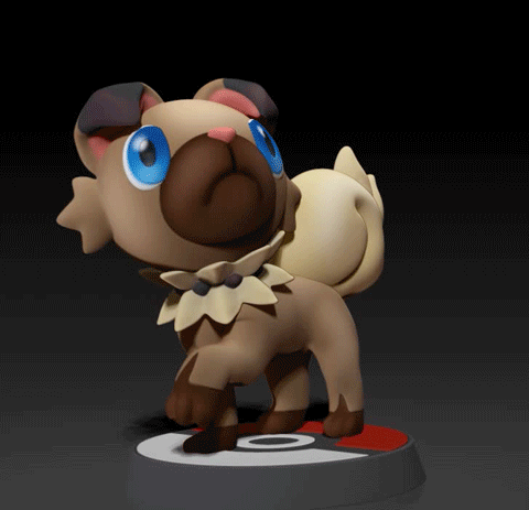 Archivo STL Rockruff - FIGURA POKÉMON - UNIDAD POKÉMON 🐉 ・Plan de ...