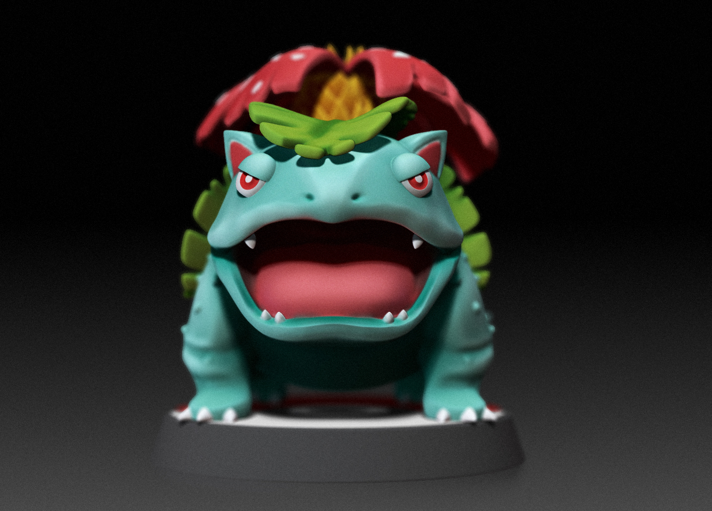 STL file Venusaur - FAN ART - POKÉMON FIGURINE - 3D PRINT MODEL 🎨 ・3D ...