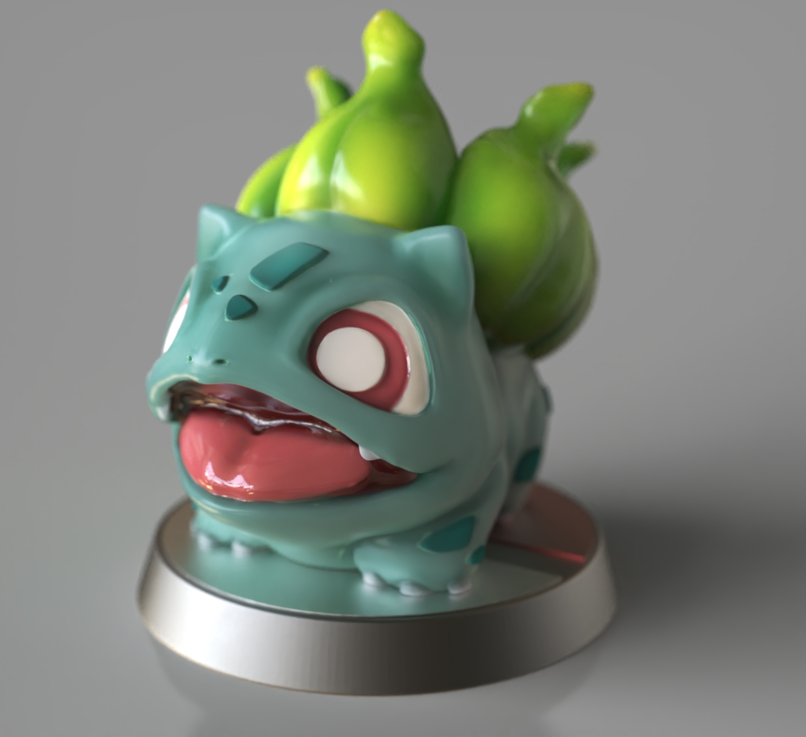 STL file BABY BULBASAUR -NO PRINT SUPPORT NEEDED (V3)! - LIGHT FIXTURE ...