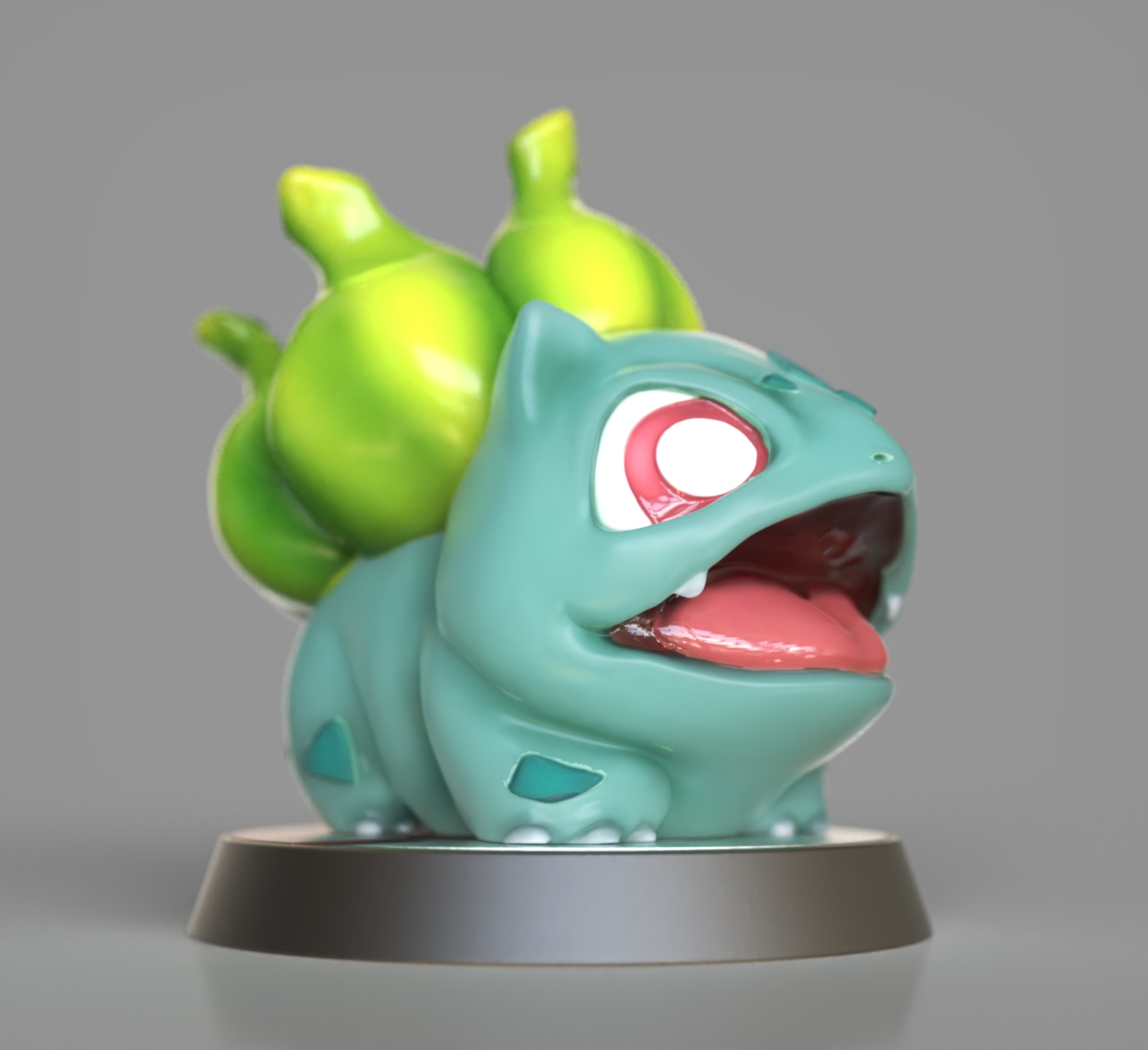 STL file BABY BULBASAUR -NO PRINT SUPPORT NEEDED (V3)! - LIGHT FIXTURE ...