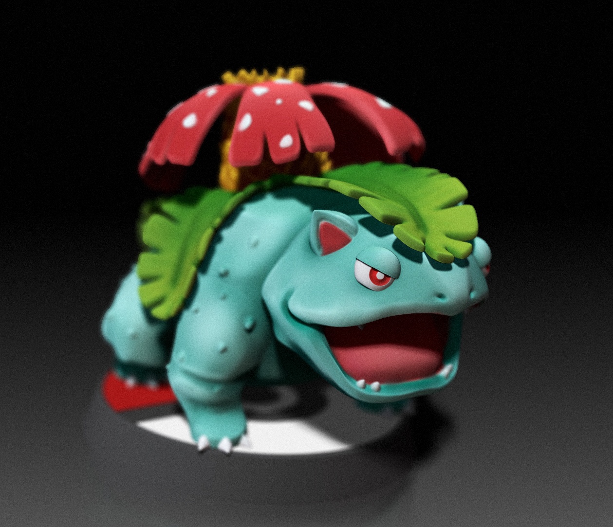 STL file Venusaur - FAN ART - POKÉMON FIGURINE - 3D PRINT MODEL 🎨・3D ...