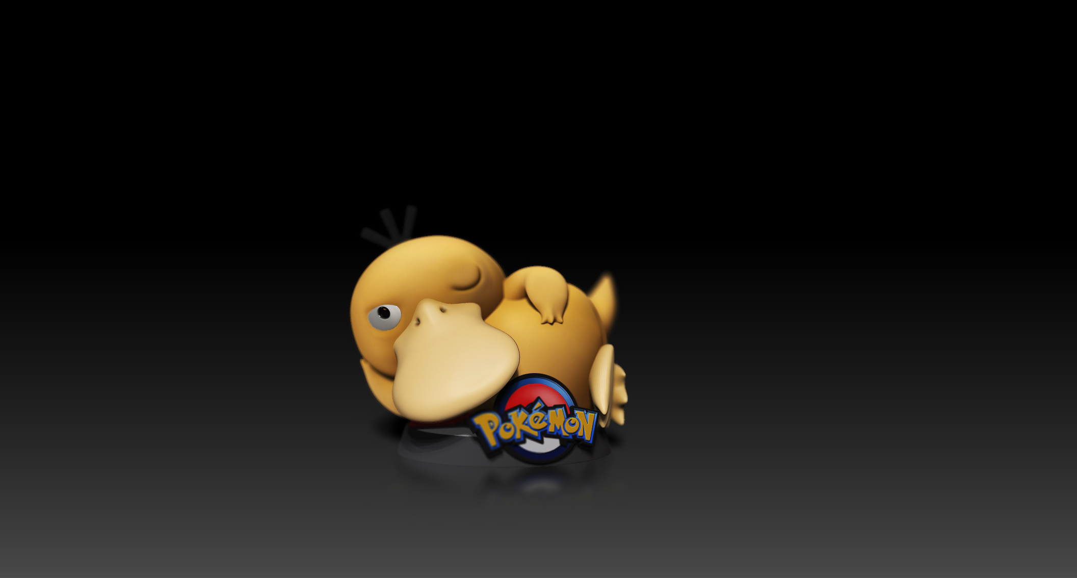 STL file PSYDUCK VERSION02(Lie down POSE) - POKÉMON FIGURINE - 3D PRINT ...