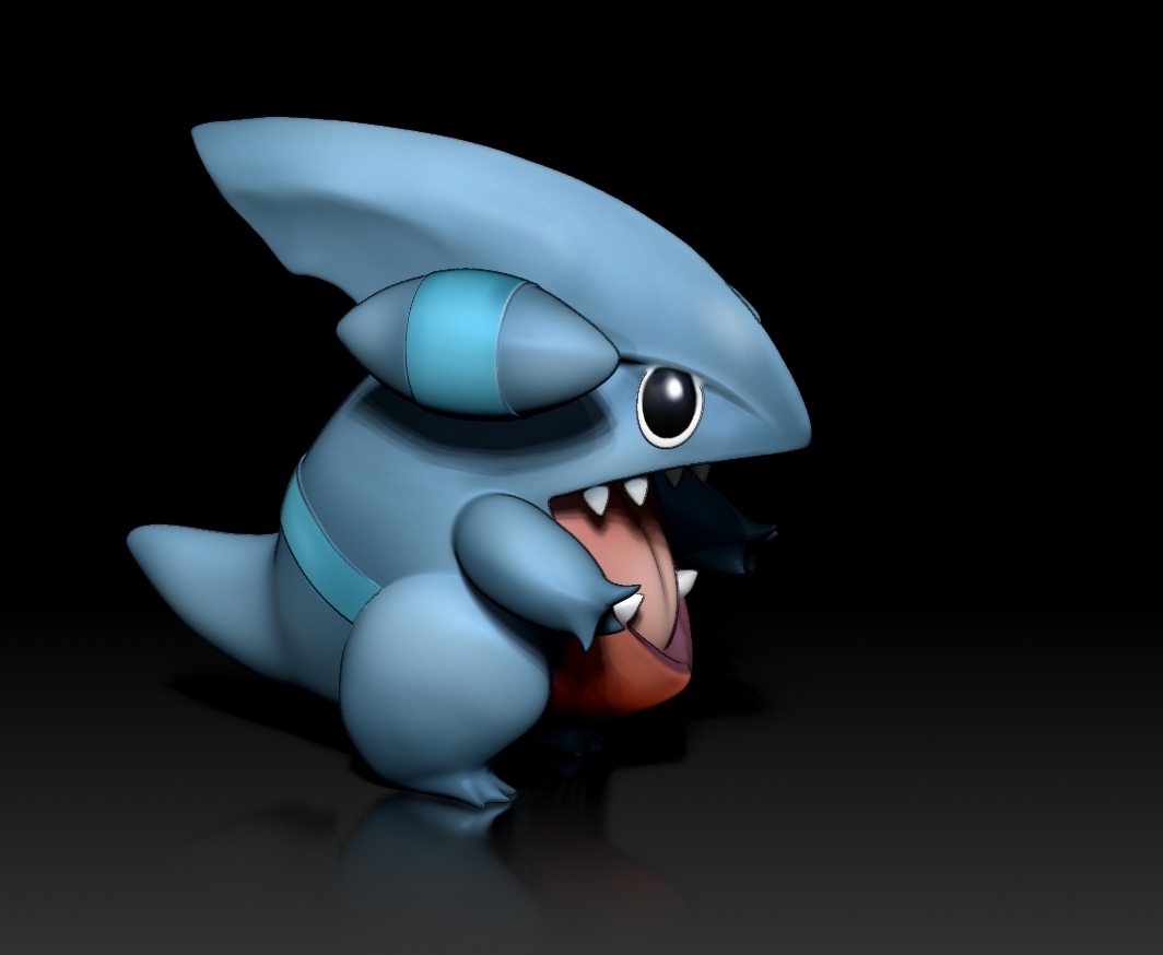 Файл STL Gible Pokémon - 3D print model 🦸・3D-печатная модель для ...