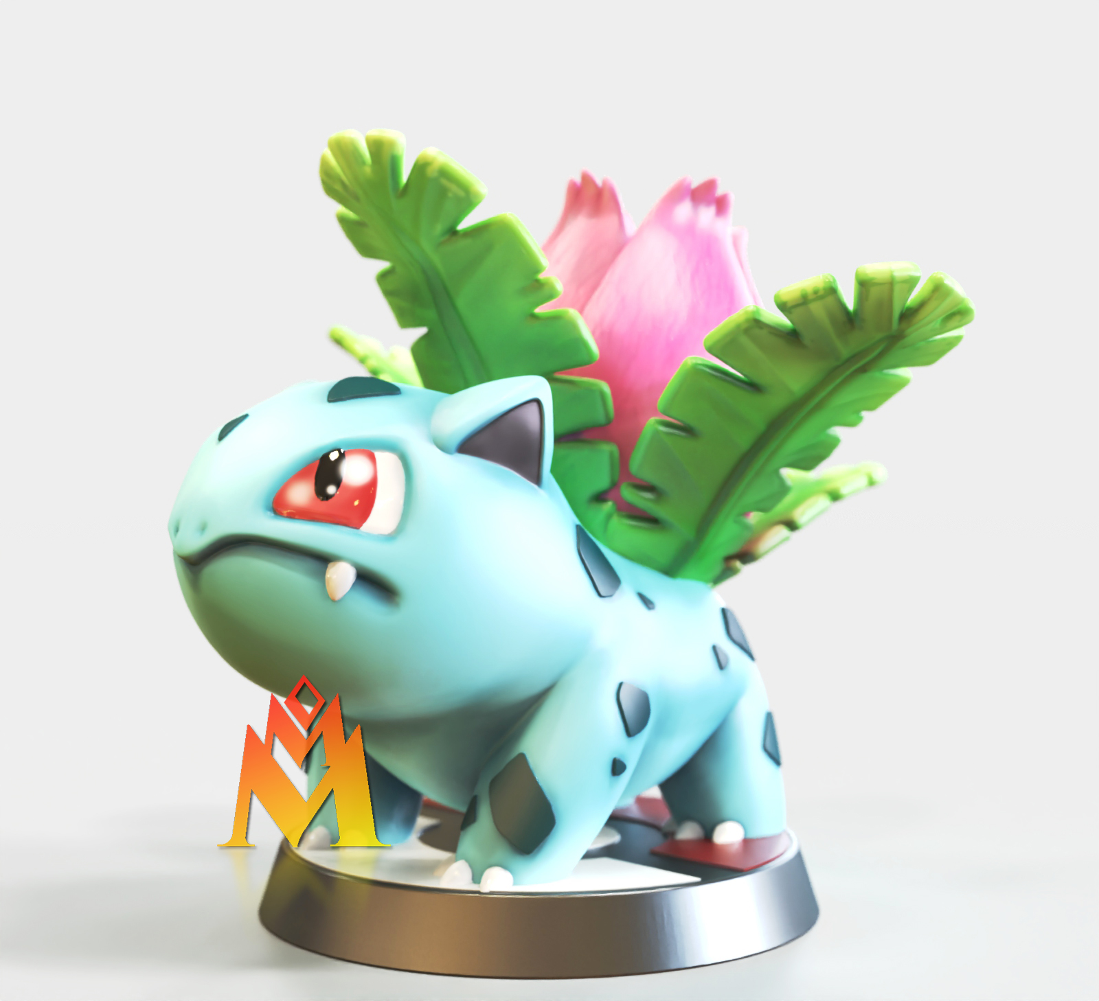 STL file Ivysaur- FAN ART - POKÉMON FIGURINE - 3D PRINT MODEL 🎨 ・3D ...