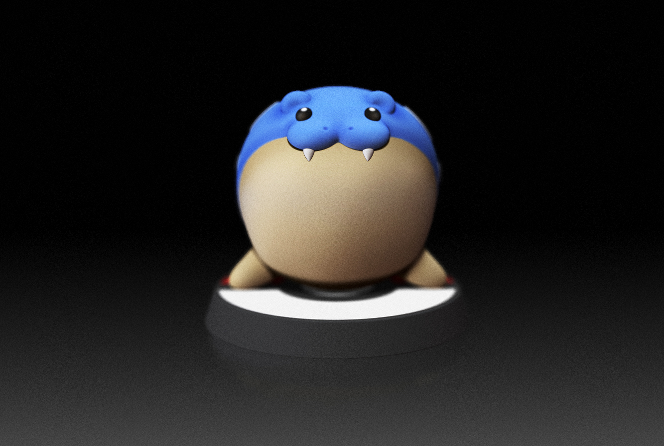 🎨 Spheal - FAN ART - POKÉMON FIGURINE - 3D PRINT MODEL・ STL File for ・Cults