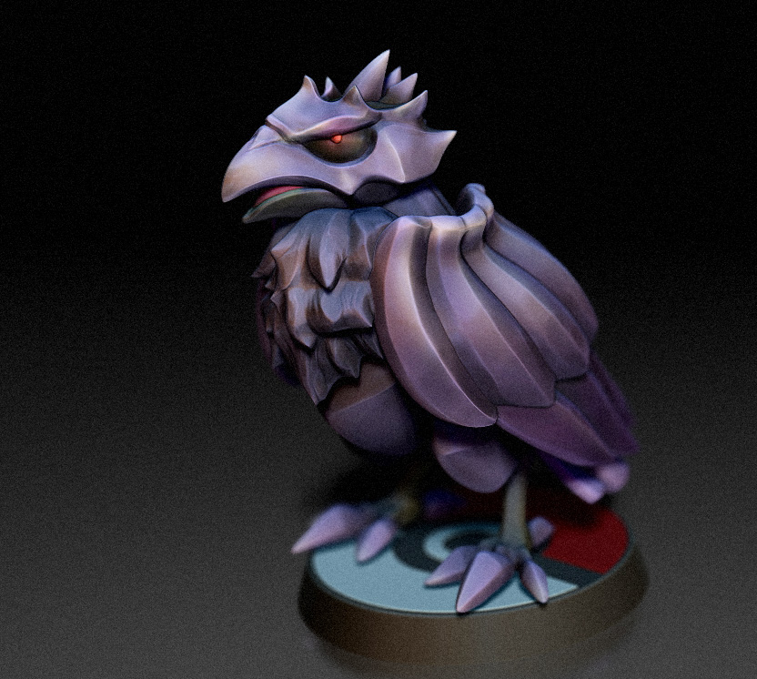 🎨 Corviknight - FAN ART -Halloween series - POKÉMON FIGURINE - 3D PRINT ...