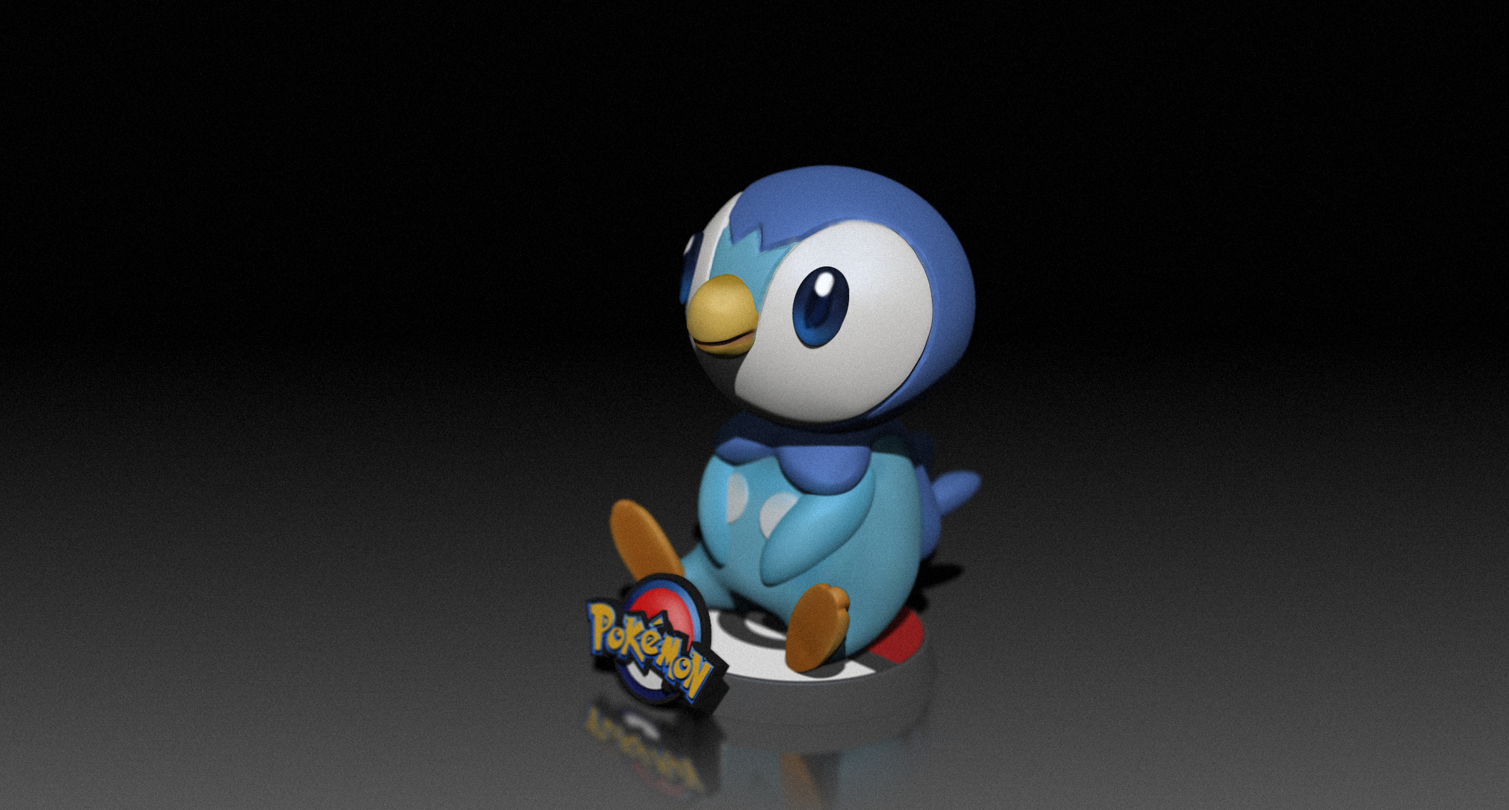👶 Piplup - POKÉMON FIGURINE - 3D PRINT MODEL・ STL File for ・Cults