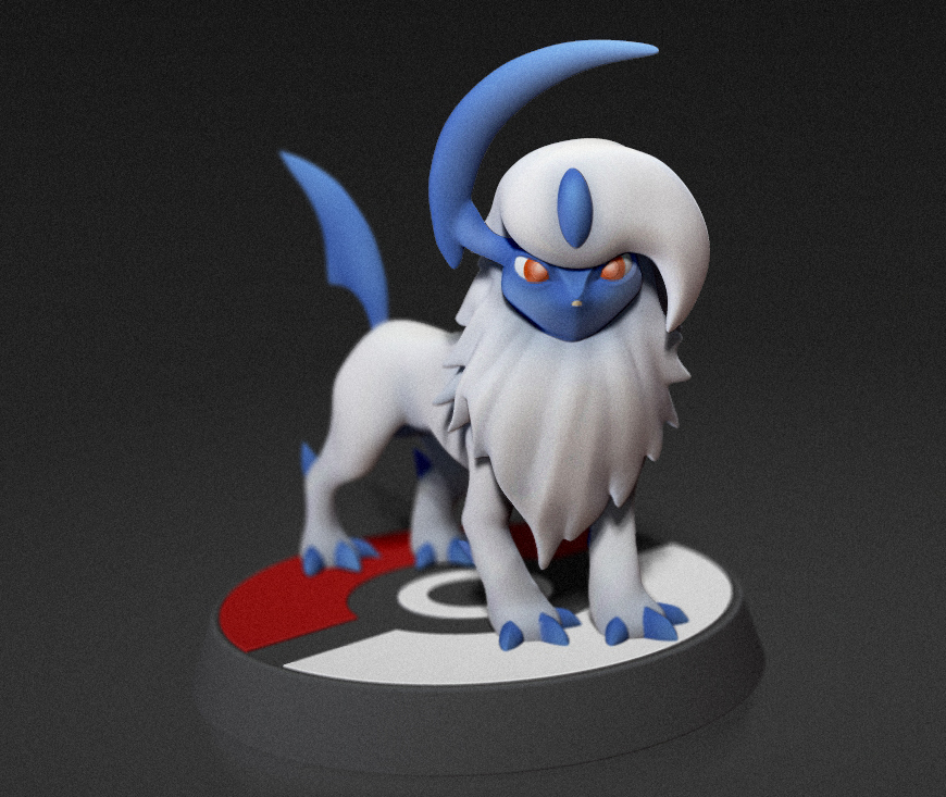 Archivo STL Absol - POKÉMON FIGURINE - POKÉMON UNITE 🐉・Idea de ...
