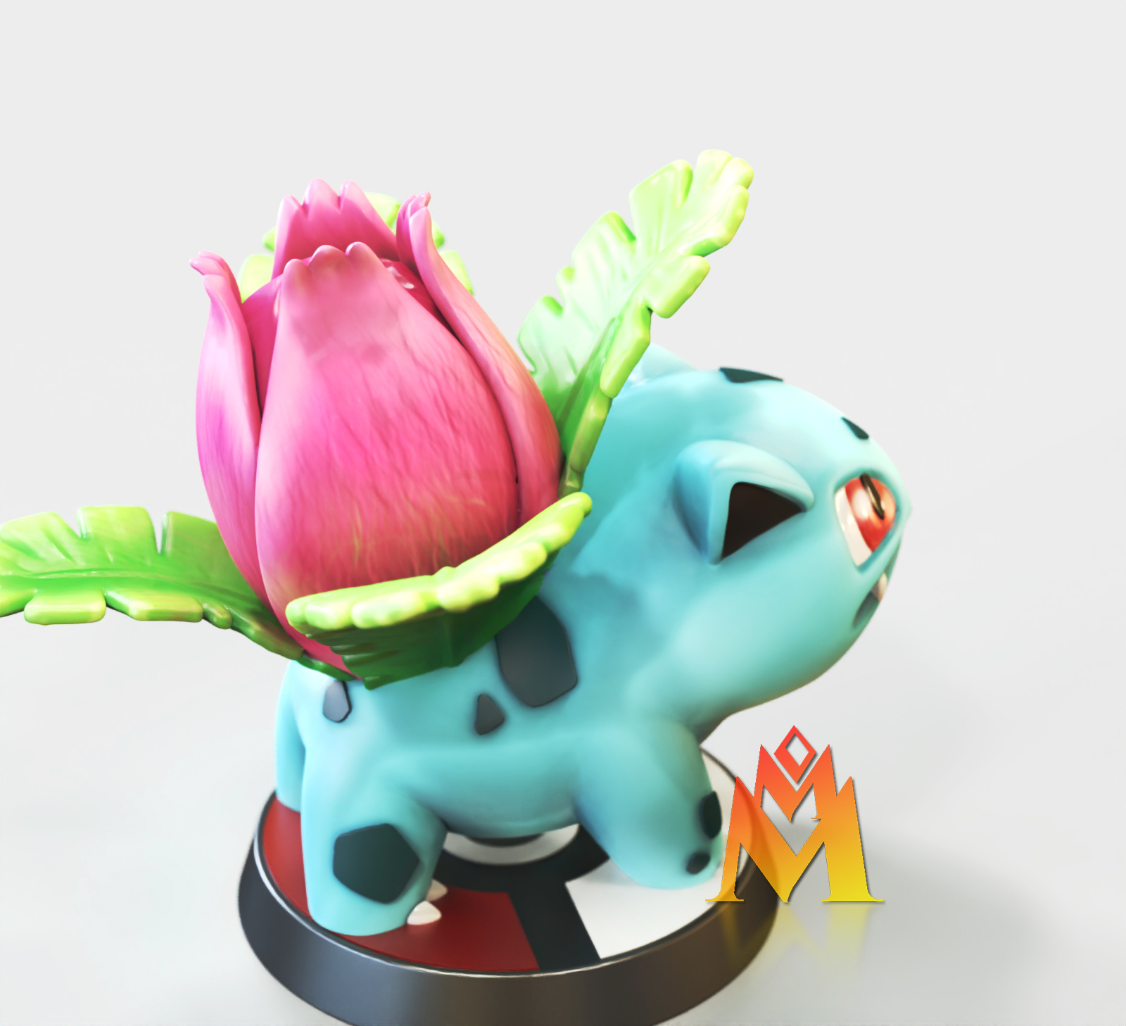 STL file Ivysaur- FAN ART - POKÉMON FIGURINE - 3D PRINT MODEL 🎨 ・3D ...