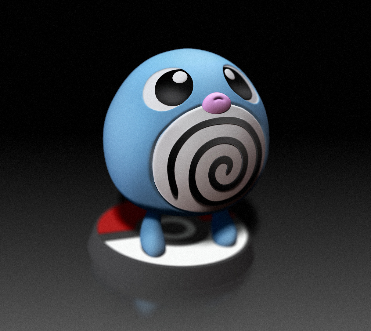 STL file Poliwhirl Poliwag & Poliwrath EVOLUTION - FAN ART - POKÉMON ...