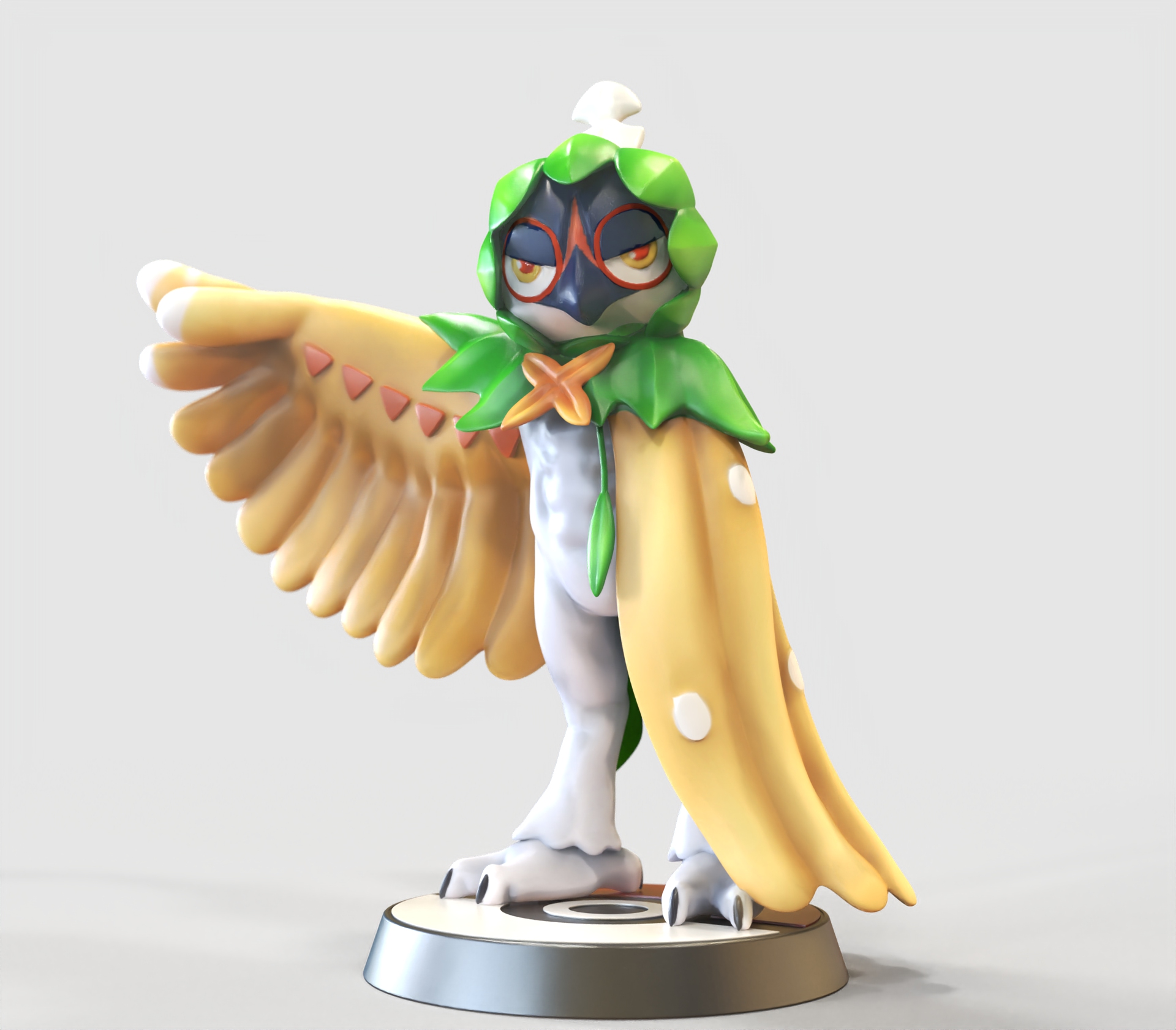 🎨 DECIDUEYE V2 - FAN ART - FIGURA POKÉMON - POKÉMON UNITE・Archivo STL ...