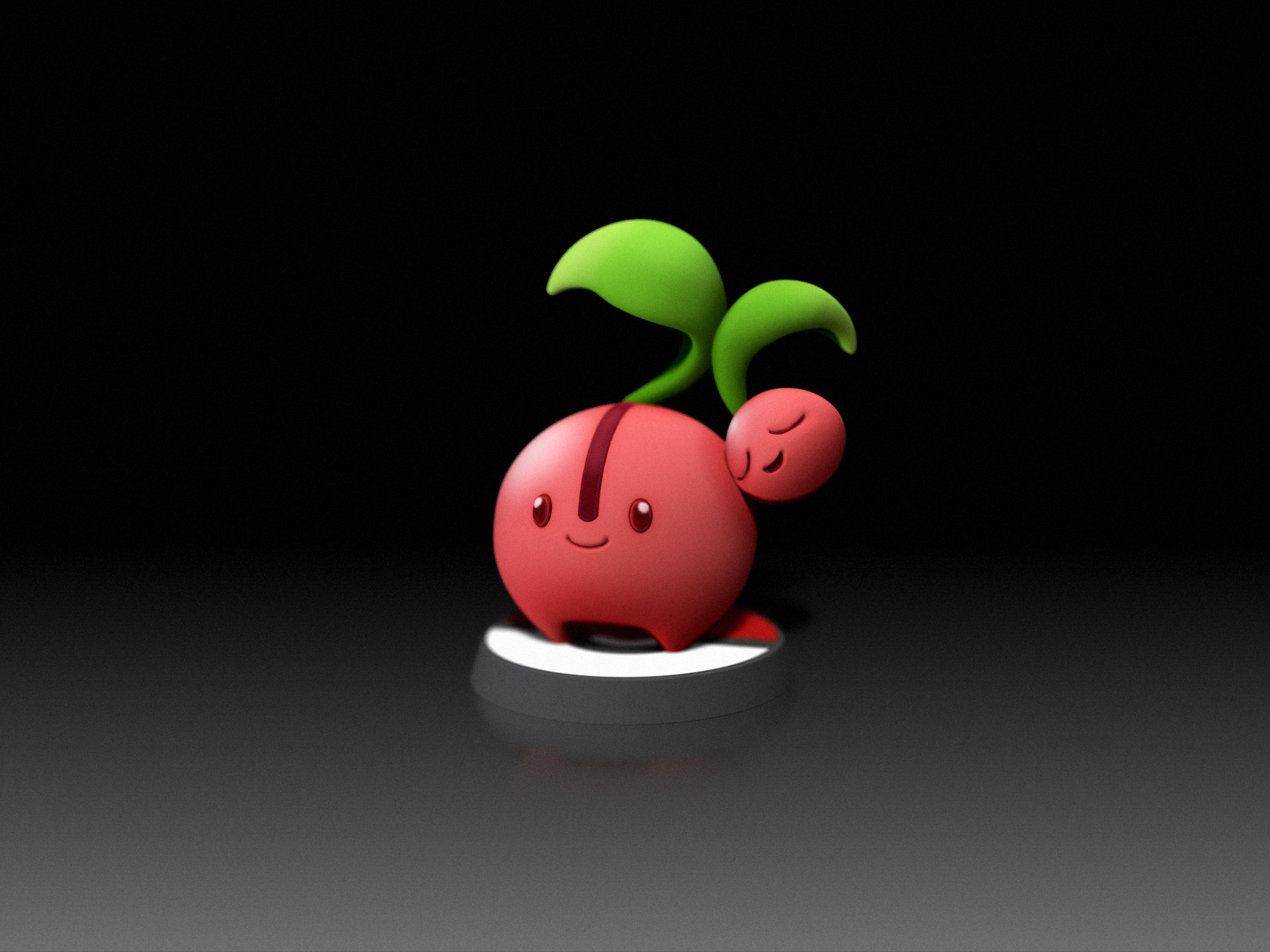 🆓 Cherubi -Free - FAN ART - POKÉMON FIGURINE - HD- 3D PRINT MODEL・Free ...