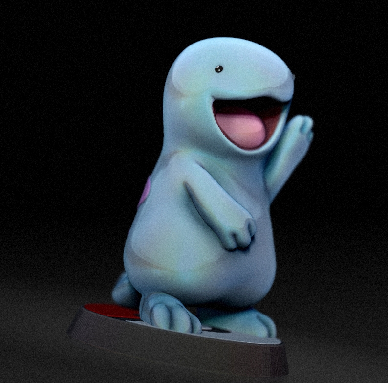 🎨 Quagsire - FAN ART - POKÉMON FIGURINE - 3D PRINT MODEL・ STL File for ...