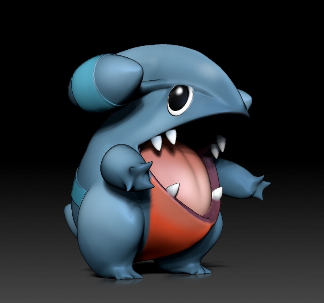 Файл STL Gible Pokémon - 3D print model 🦸・3D-печатная модель для ...