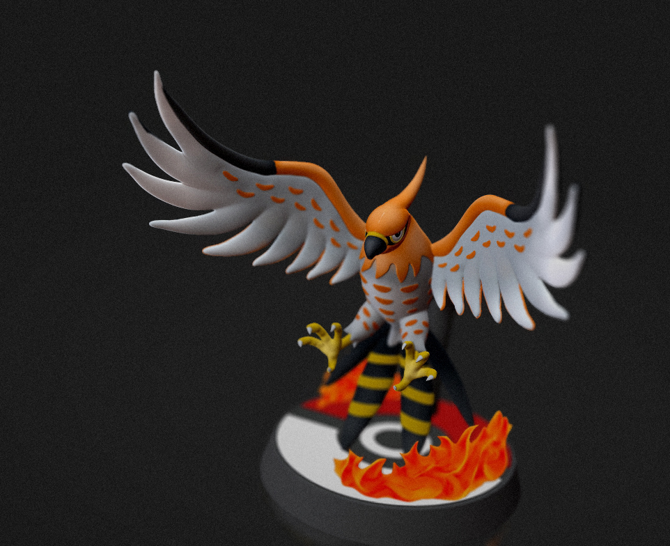 STL file Talonflame - POKÉMON FIGURINE - POKÉMON UNITE 🐉 ・3D printable ...