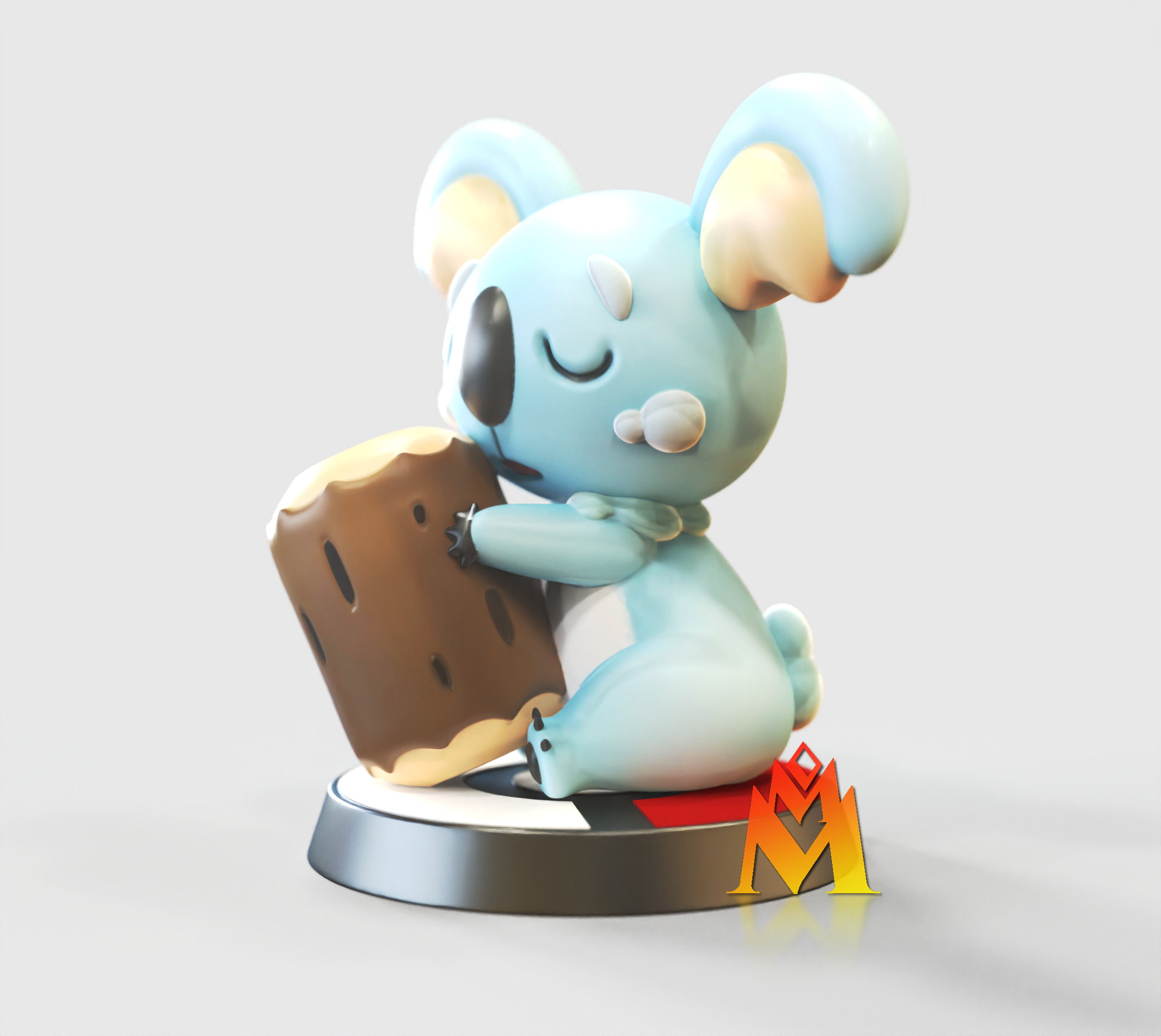 STL file Komala - FAN ART - POKÉMON FIGURINE - POKÉMON UNITE 🎨・3D ...