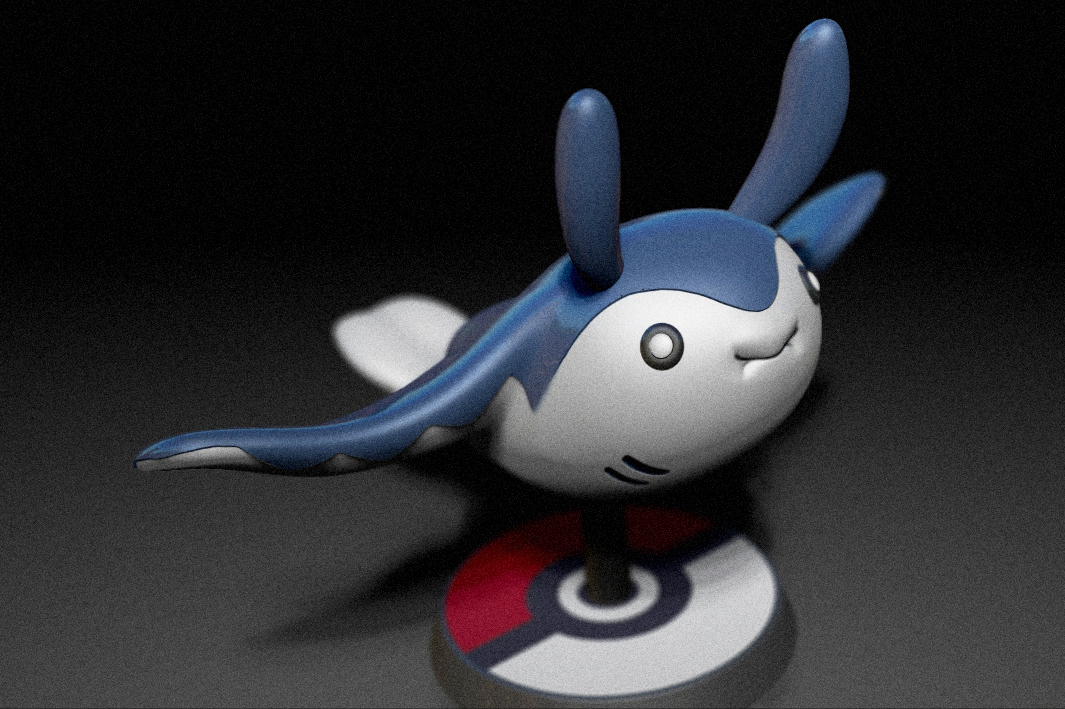 STL file Mantine - FAN ART - POKÉMON FIGURINE - 3D PRINT MODEL 🎨 ...