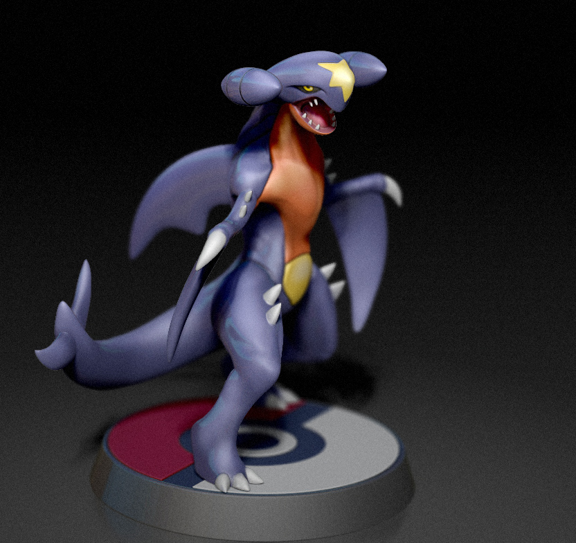 STL-Datei Garchomp- FAN ART - POKÉMON FIGURINE - 3D PRINT MODELL 🎨 ・3D ...