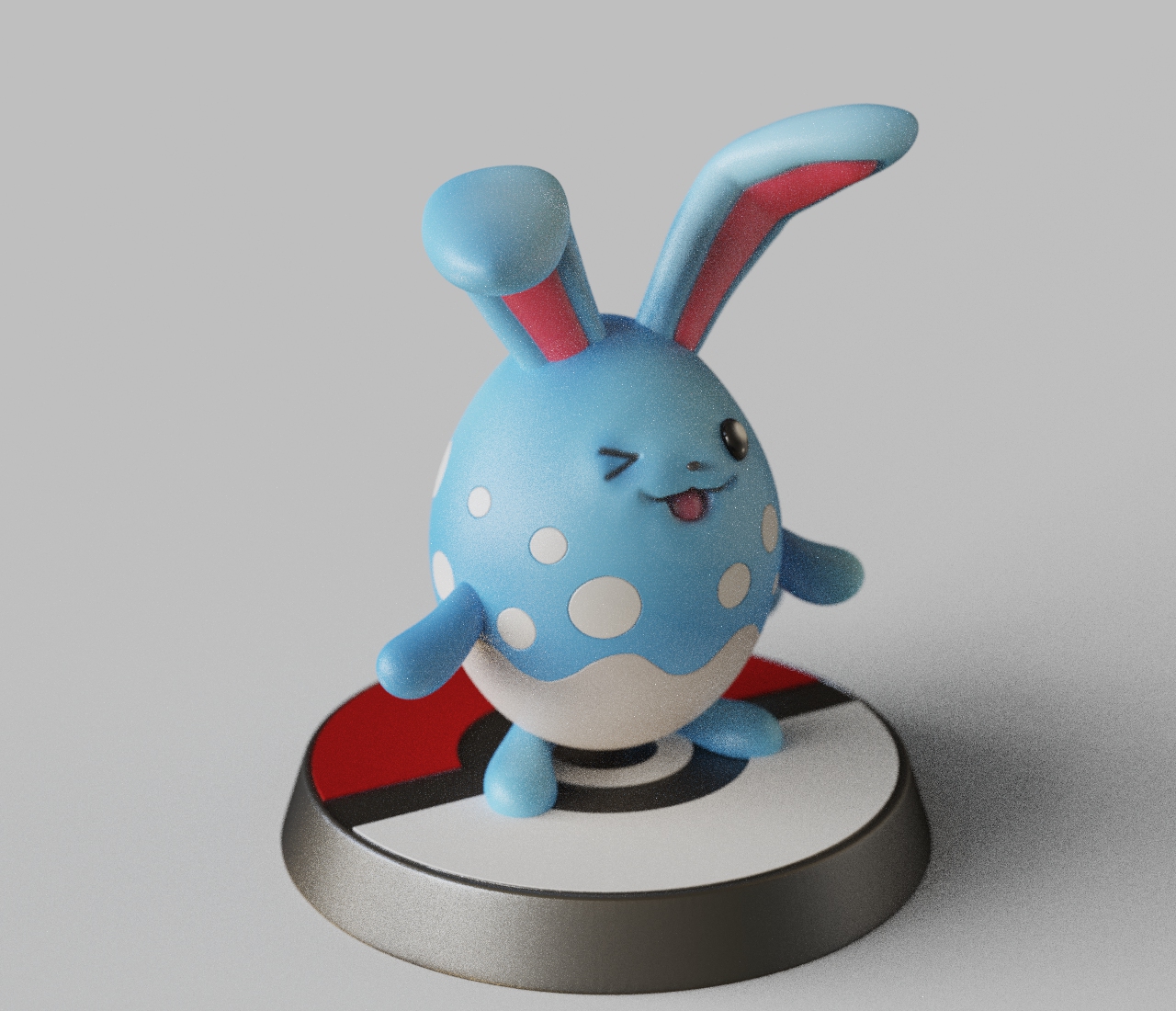 STL file Azumarill - FAN ART - POKÉMON FIGURINE - POKÉMON UNITE 🎨・3D ...