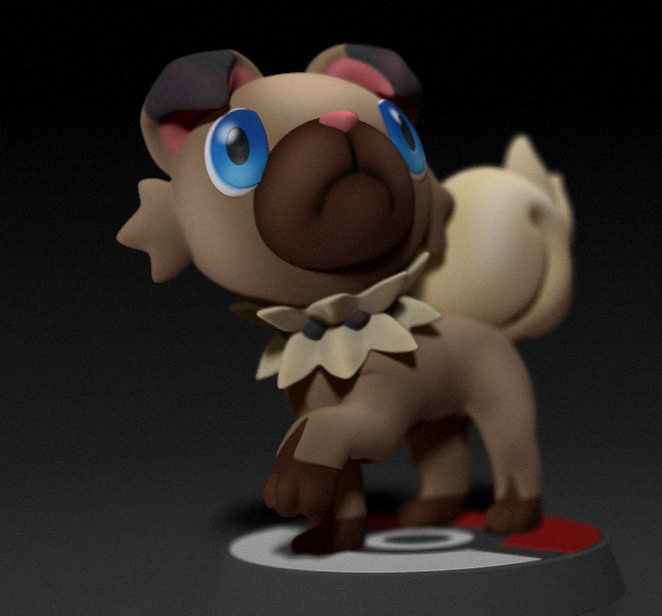 Archivo STL Rockruff - FIGURA POKÉMON - UNIDAD POKÉMON 🐉 ・Plan de ...