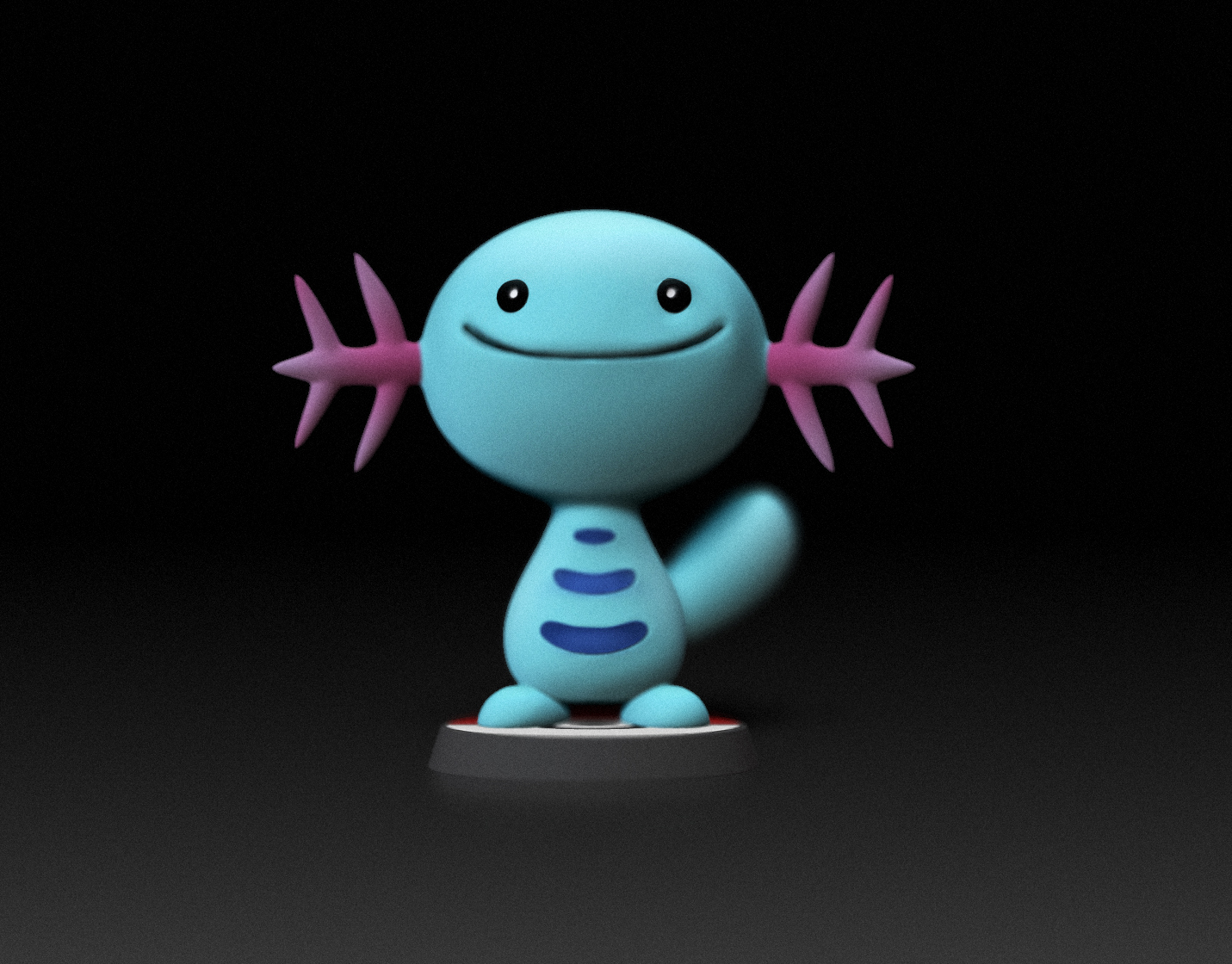 🎨 Wooper - FAN ART - POKÉMON FIGURINE - 3D PRINT MODELHERACROSS・ STL ...