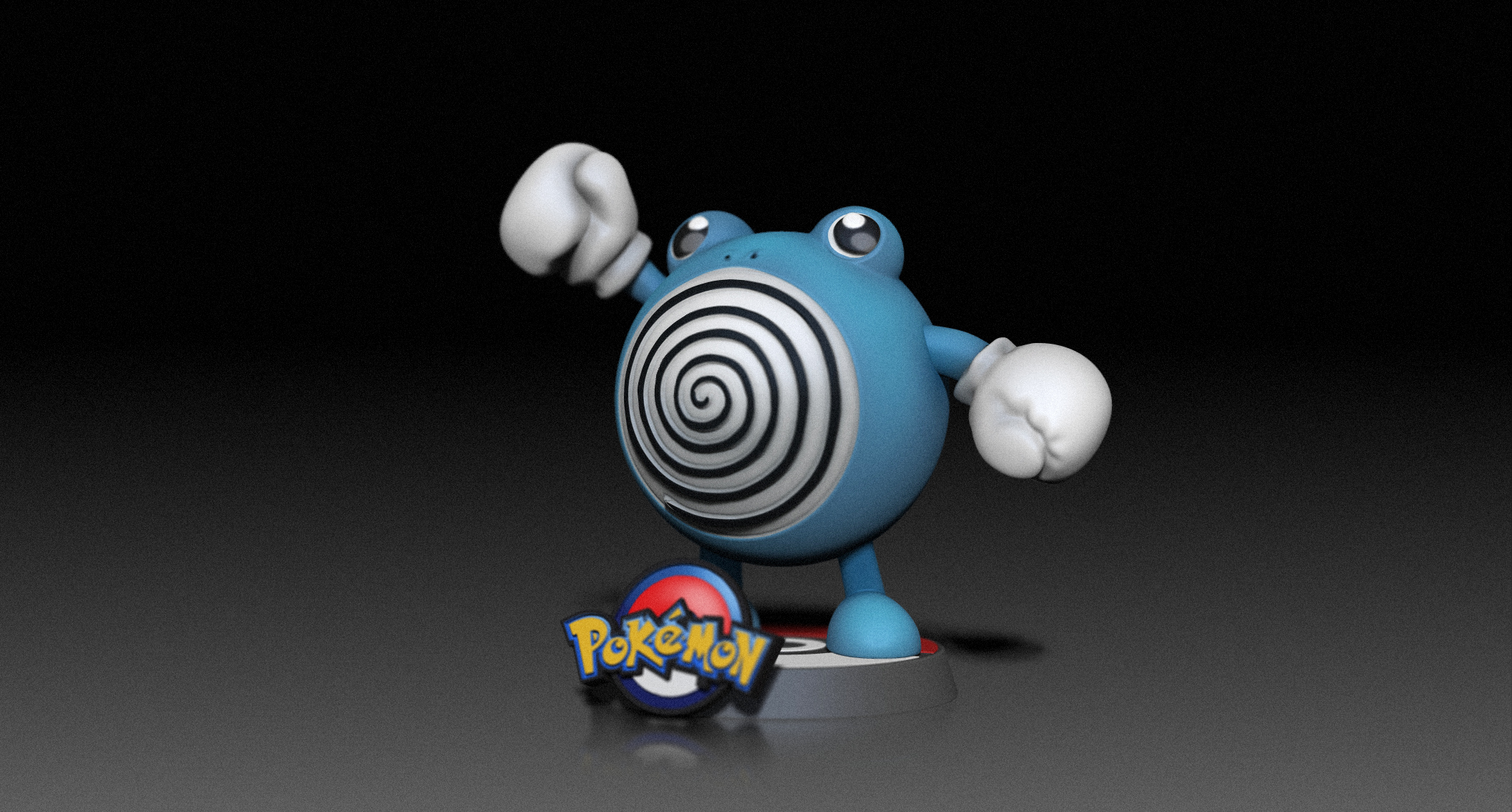 👶 Poliwhirl - POKÉMON FIGURINE - 3D PRINT MODEL・ STL File for ・Cults