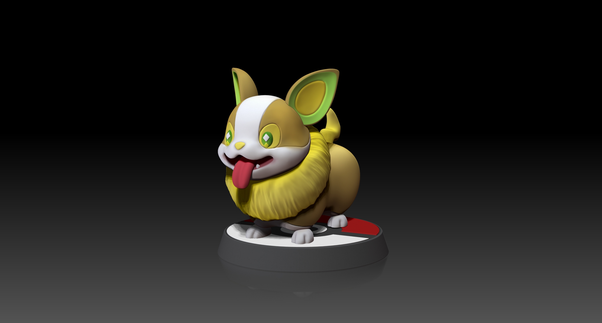 STL file Yamper - FAN ART - POKÉMON FIGURINE - 3D PRINT MODEL 🎨 ・3D ...