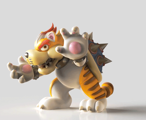 🎨 Meowser - FAN ART - FIGURINE - Super Mario 3D World・Бесплатный STL ...