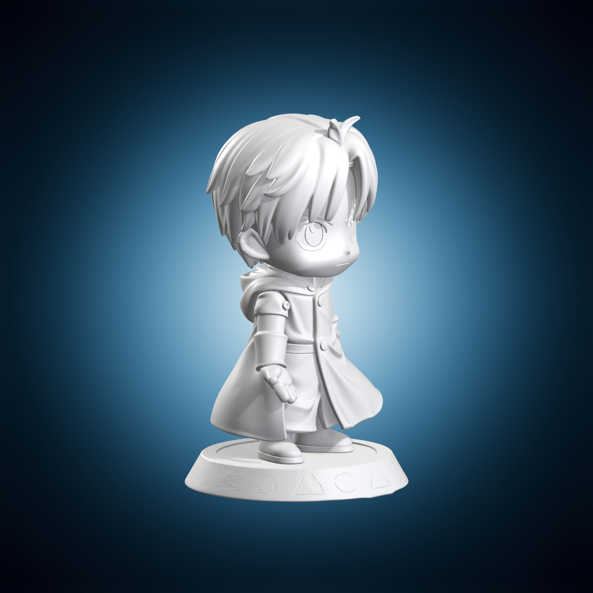 💪 Young Alchemist with Mechanical Arm Miniature・ 3D File for 3D ...