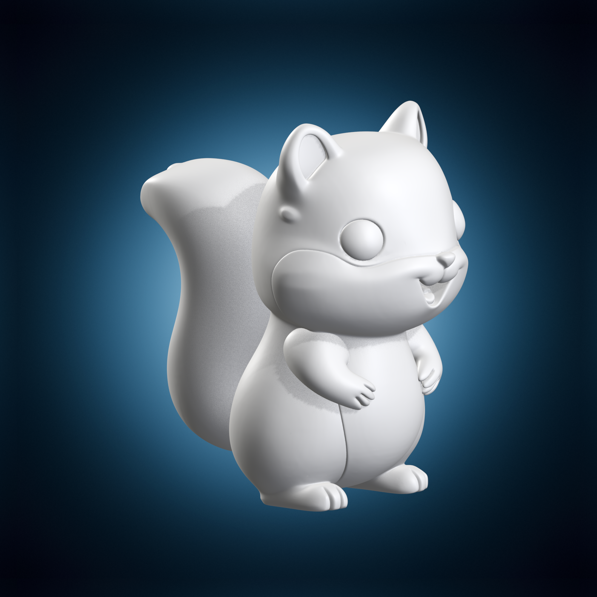 📁 Cartoon Squirrel Modèle d'impression 3D Fichier STL・Fichier 3D pour ...