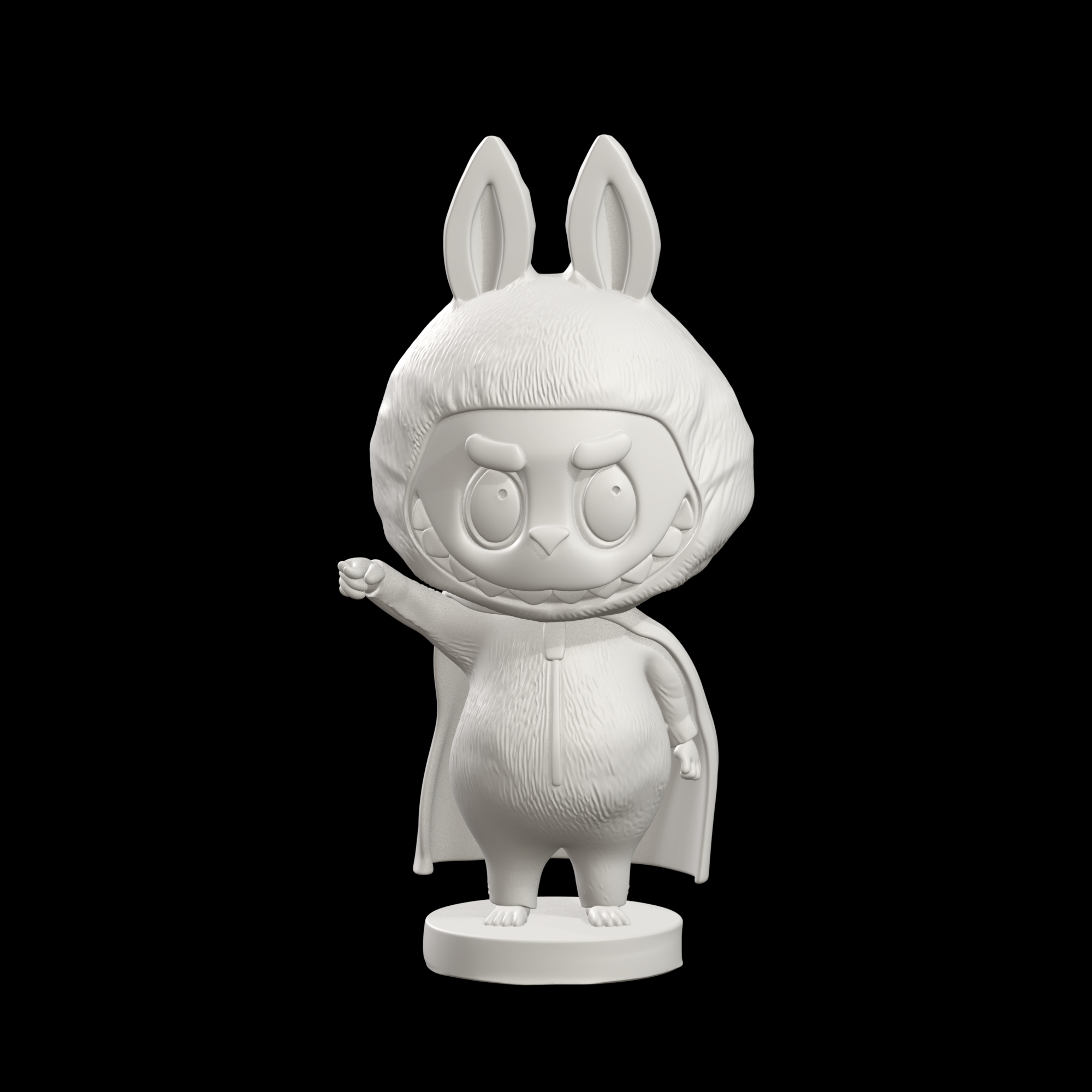 👹 Labubu Character Cartoon Chibi Style Figure・Fichier 3D pour ...