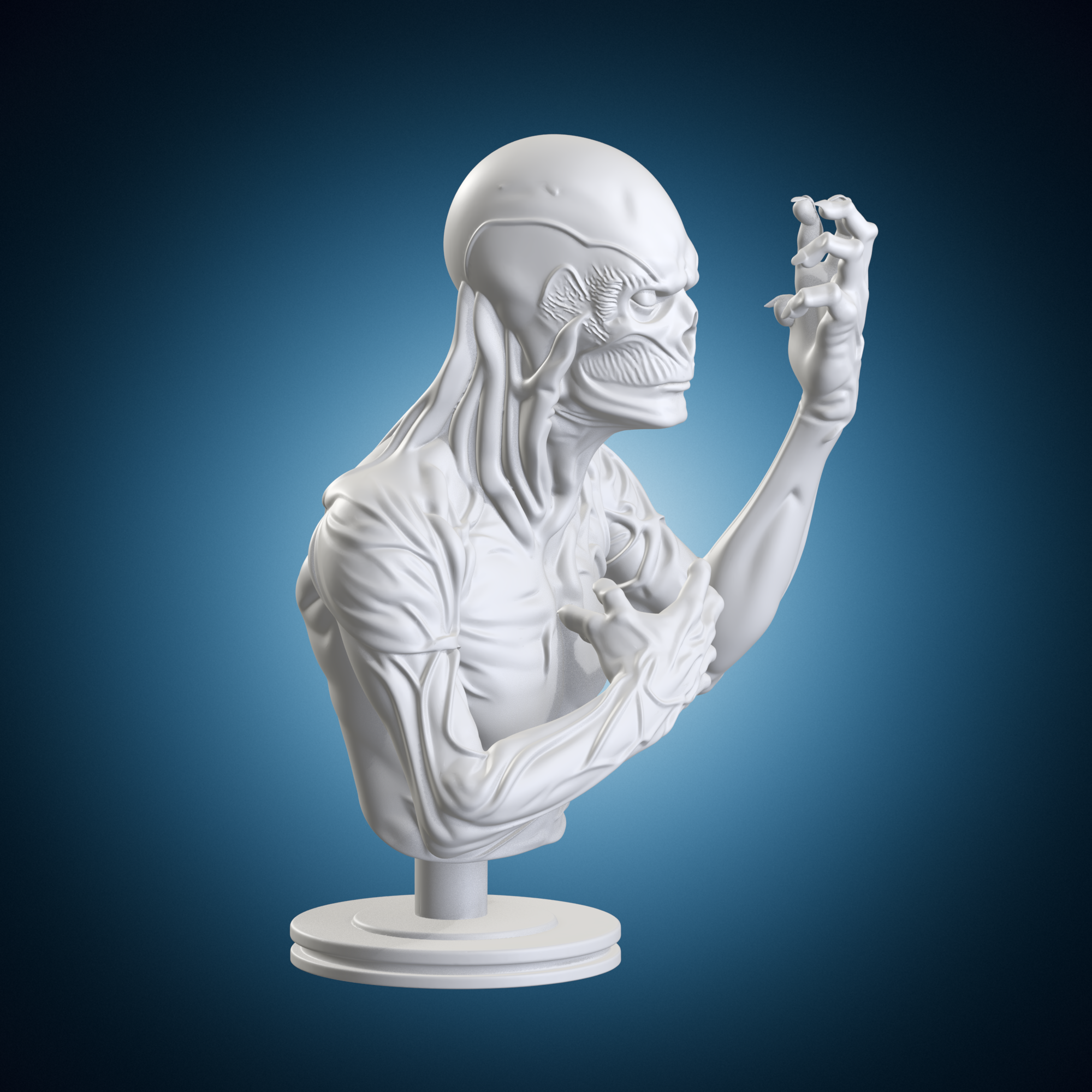 👤 Vecna Büste Stranger Things・ 3D Datei für 3D-Druck・Cults