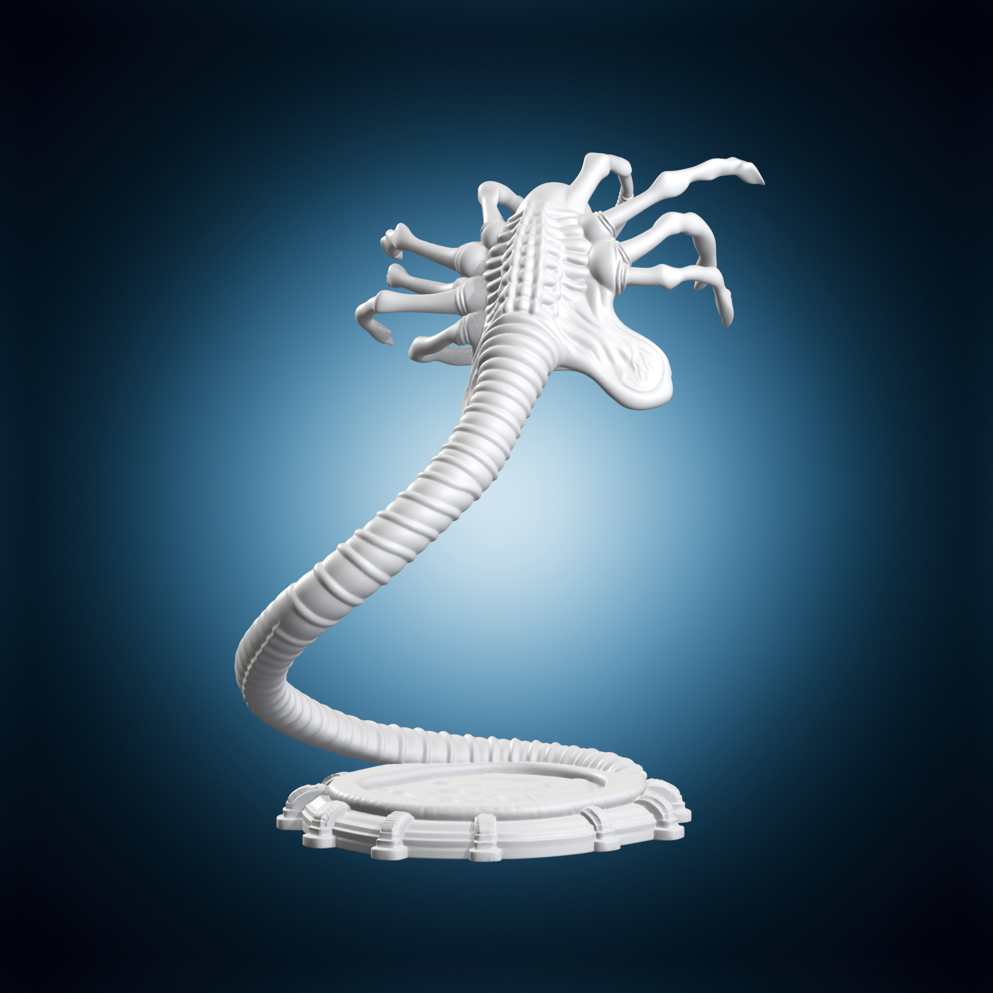 👽 Alien Facehugger Creature Miniature Statue・ 3D File for 3D printing・Cults
