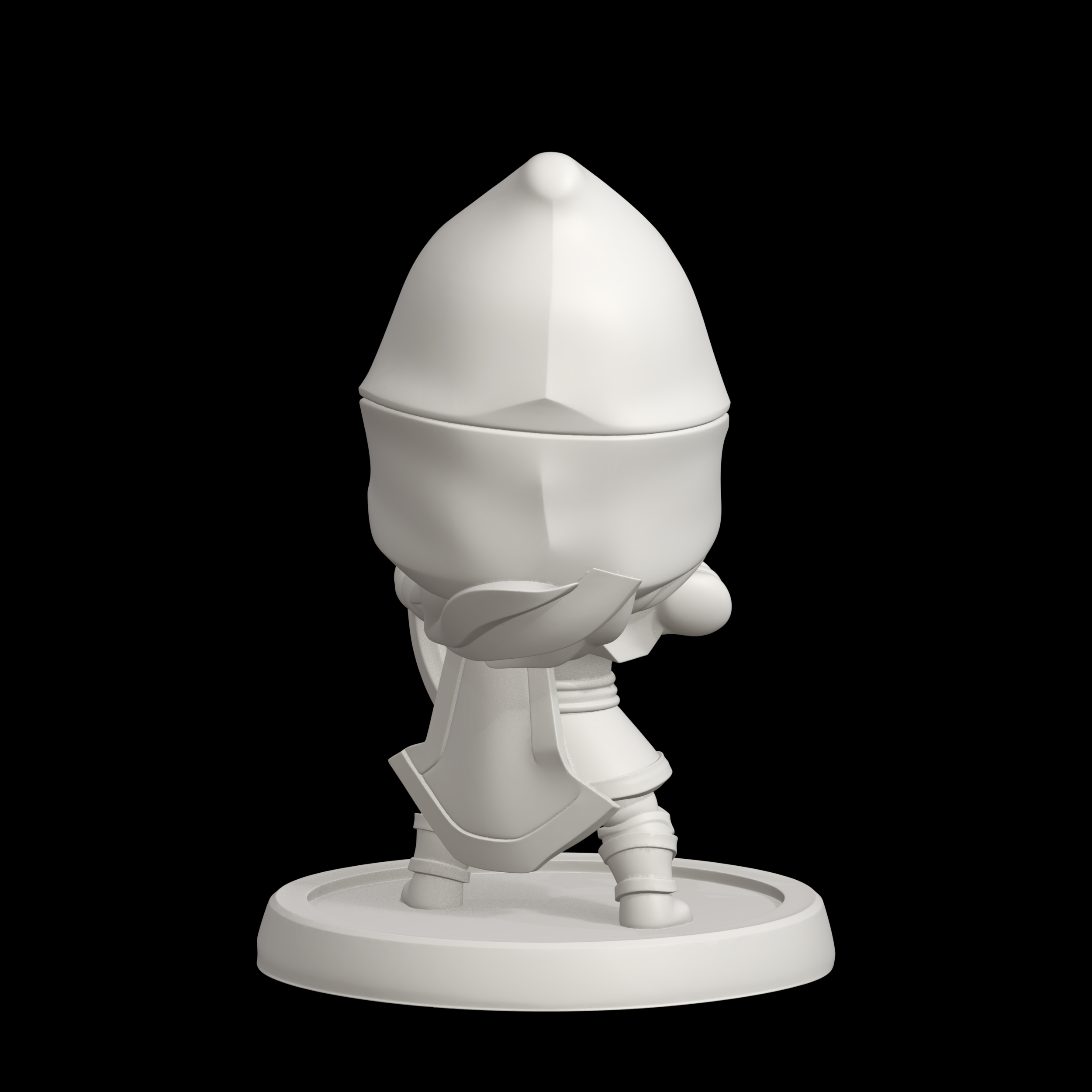 🦸 Figura estilo Chibi da Ashe de League of Legends・Arquivo 3D para ...