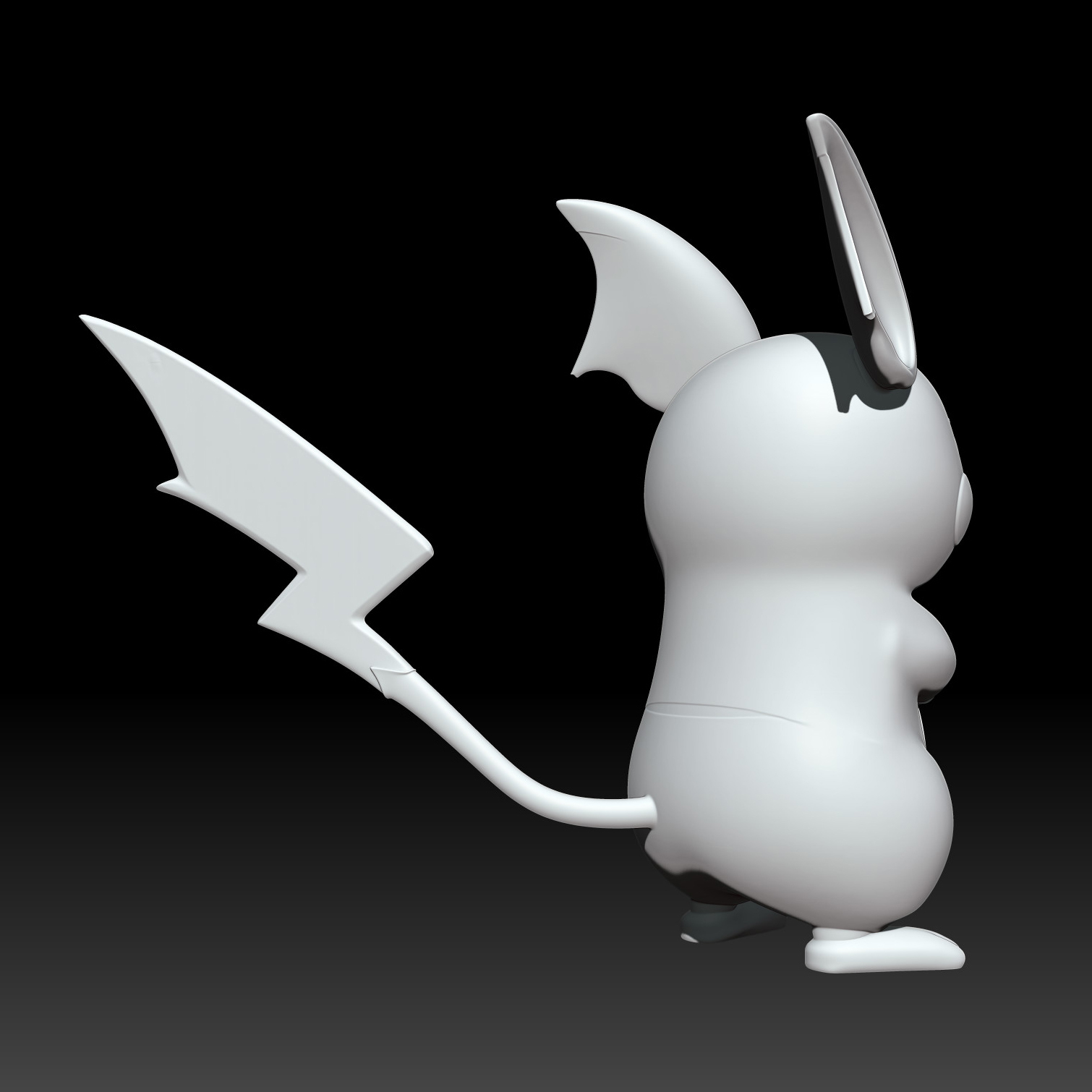 🐉 Raichu Pokemon Character 3D Model・ 3D File for 3D printing・Cults