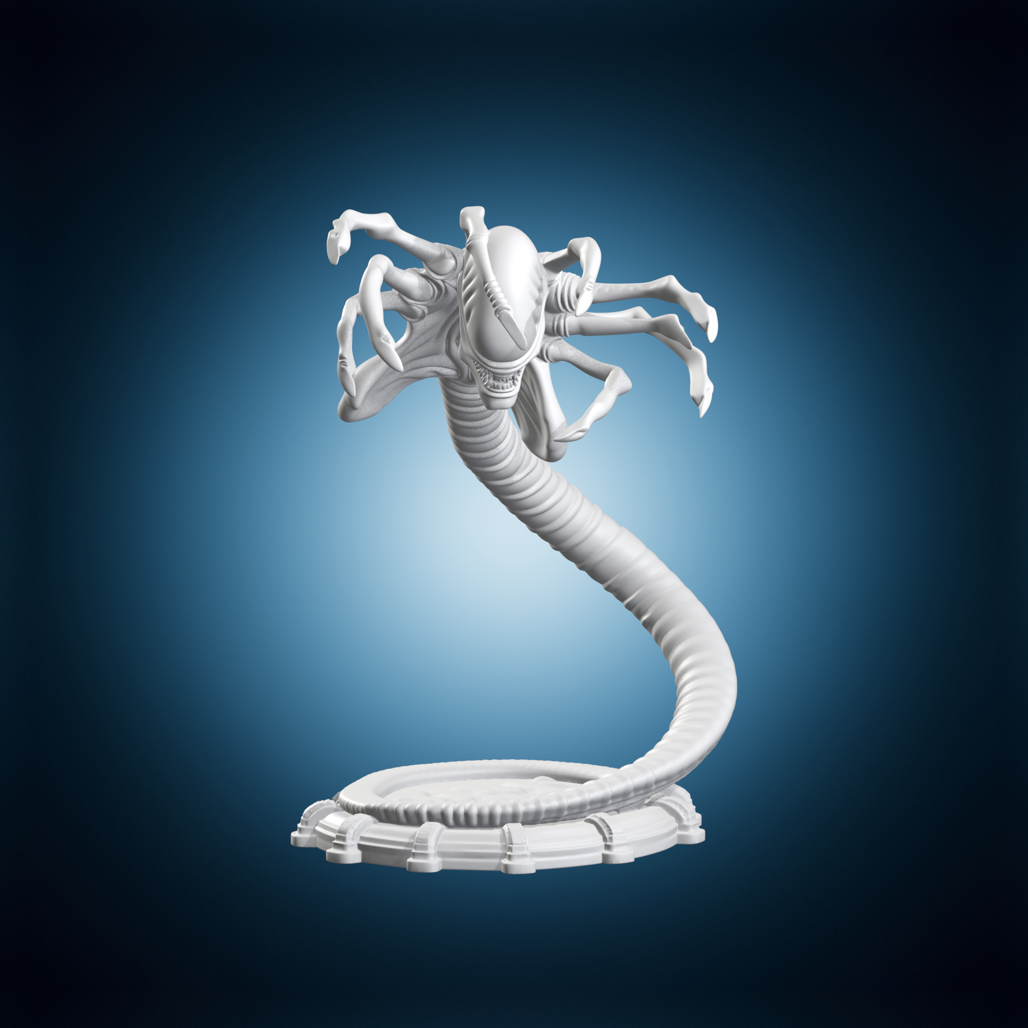 👽 Statue miniature de la créature Alien Facehugger・Fichier 3D pour ...