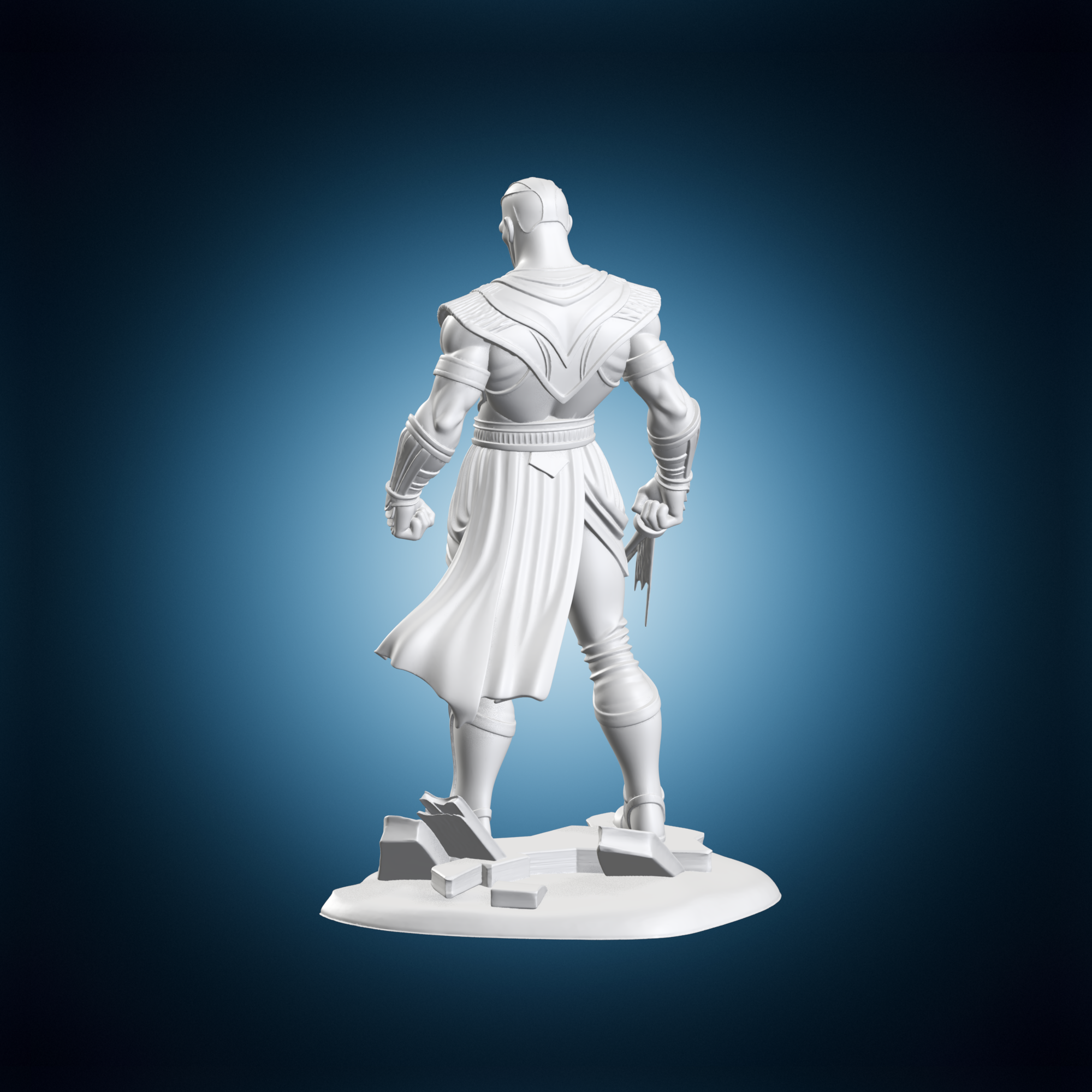 🦸 Adam DC Comics Statue 3D Printable STL Figur・ 3D Datei für 3D-Druck・Cults
