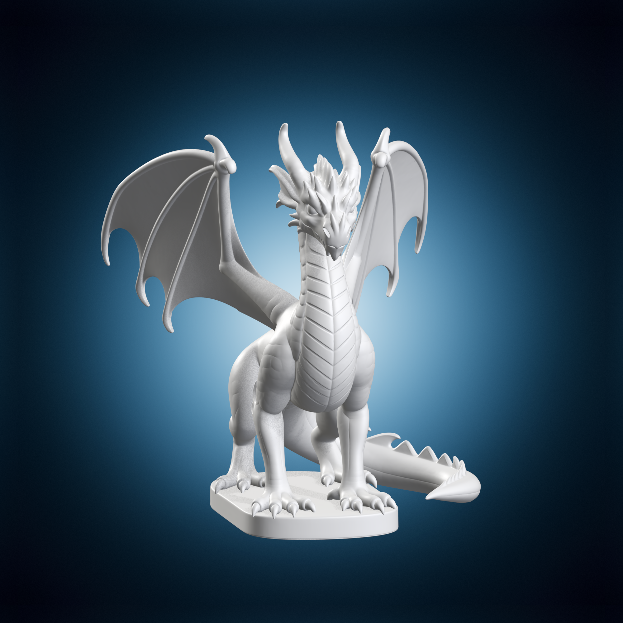 🐉 Dragon Statue 3D Print Model STL File・ 3D File for 3D printing・Cults