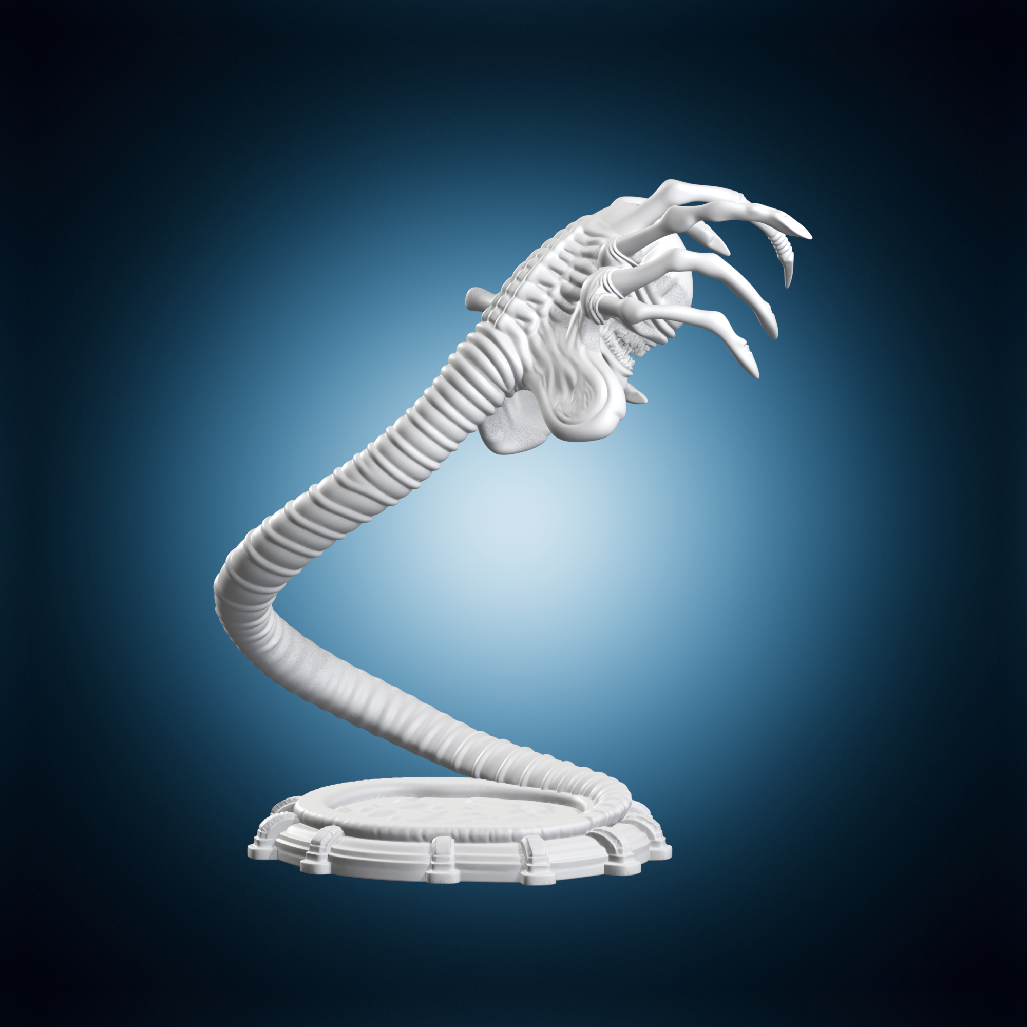 👽 Alien Facehugger Creature Miniature Statue・ 3D File for 3D printing・Cults