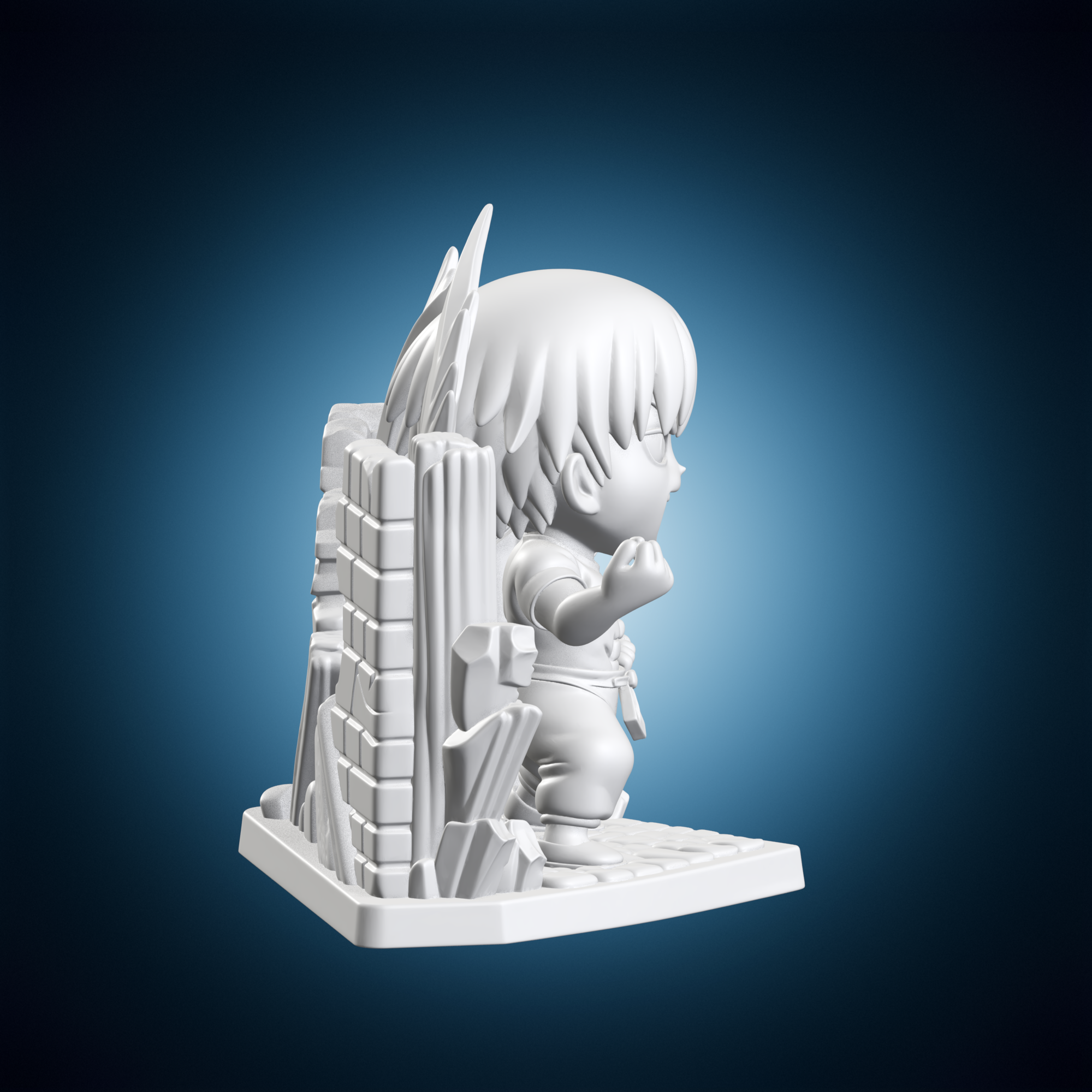 📁 Toji Fushiguro Chibi Mini Figure・ 3D File for 3D printing・Cults