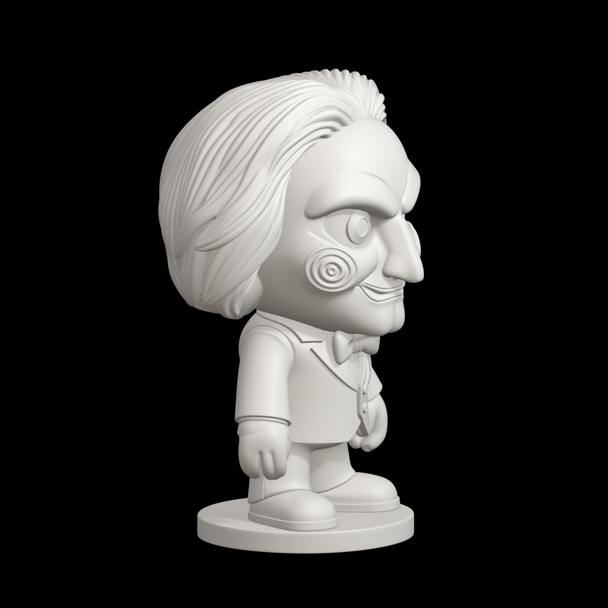 🪚 Billy The Puppet Saw Movies Chibi Style Figure・ 3D File for 3D ...
