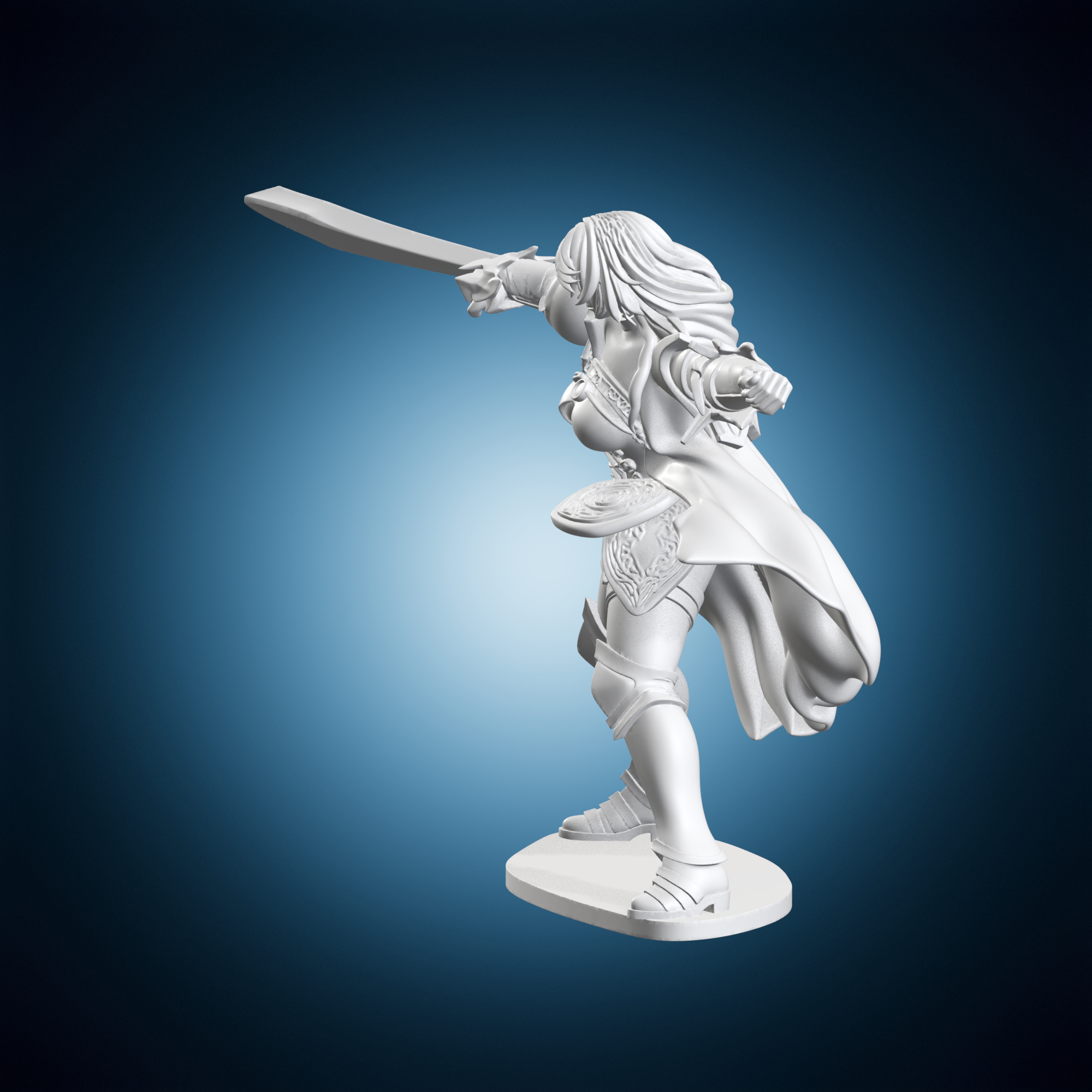 🗡️ Velvet Crowe Tales of Berseria Sword Fighter Character Statue ...